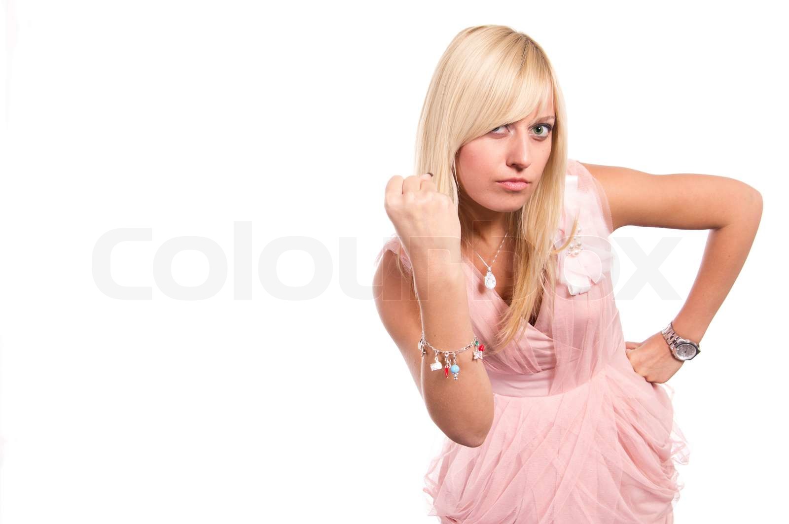 Pretty Girl Posing Stock Image Colourbox