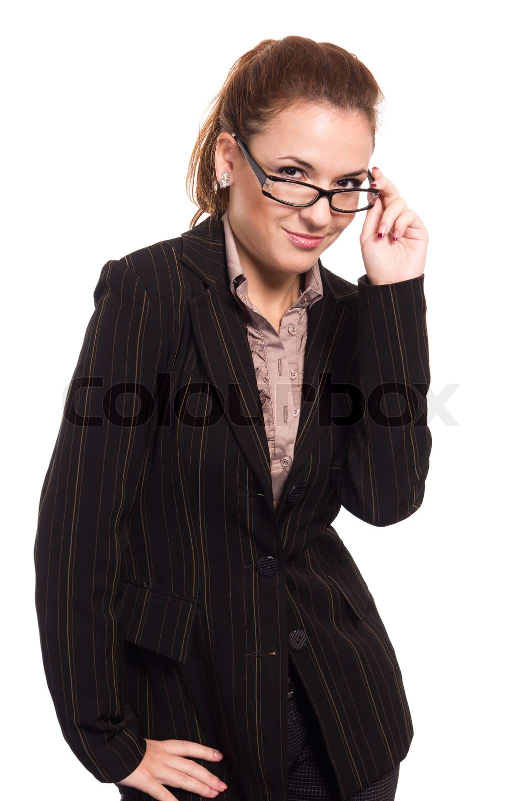cute office worker | Stock image | Colourbox