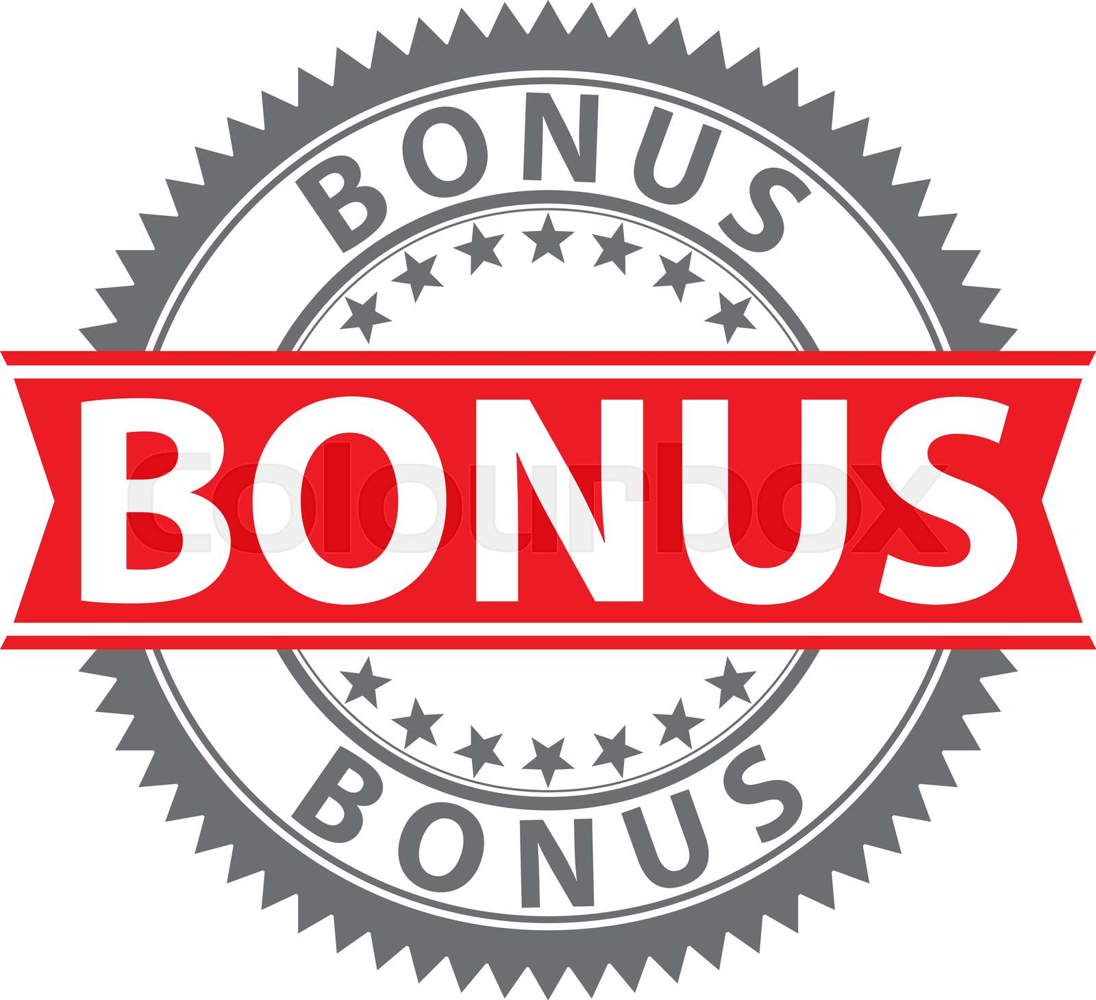 Bonus sign, certified badge, vector illustration | Stock vector | Colourbox