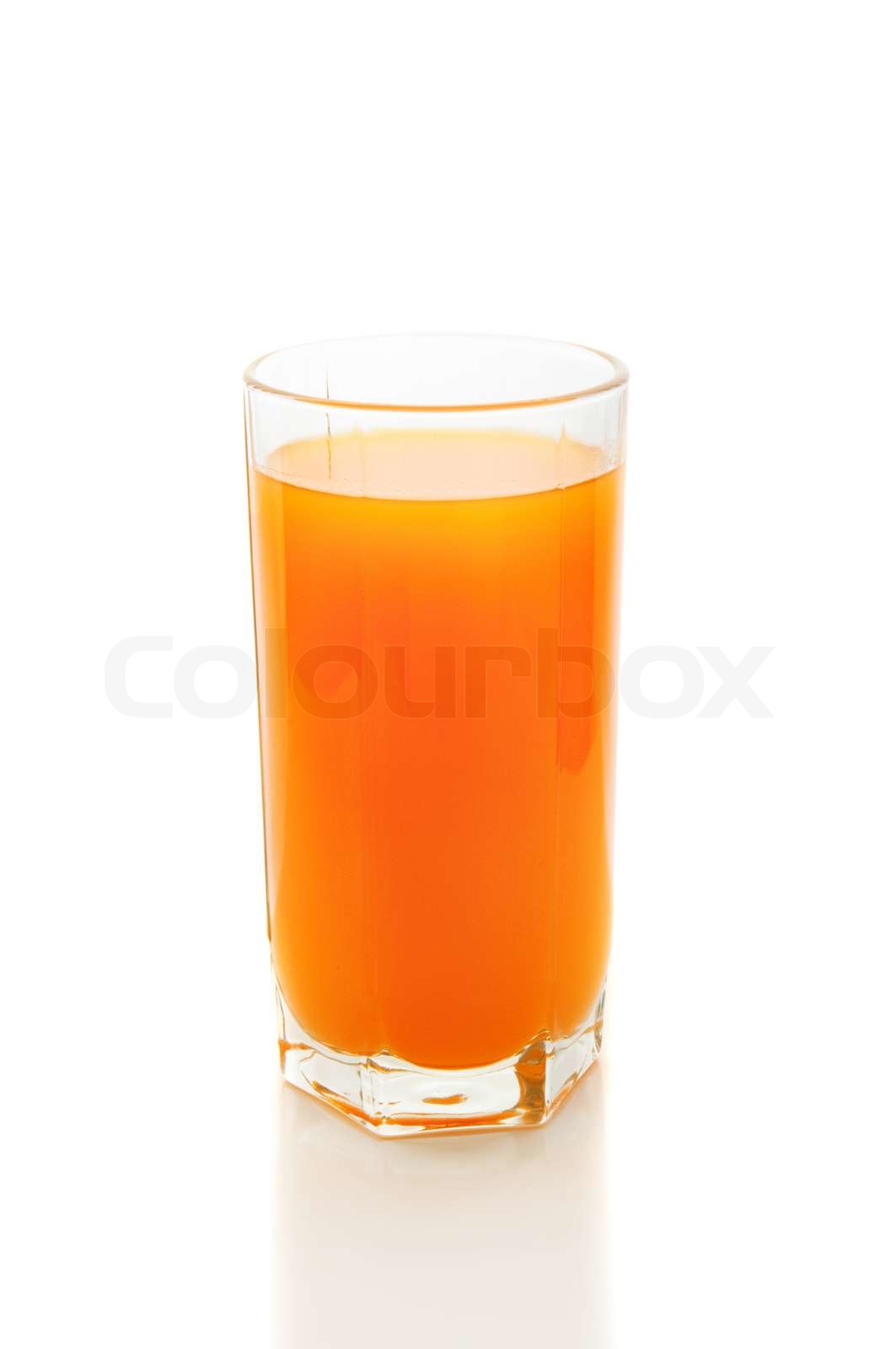 Glas mit Saft multifruit | Stock Bild | Colourbox