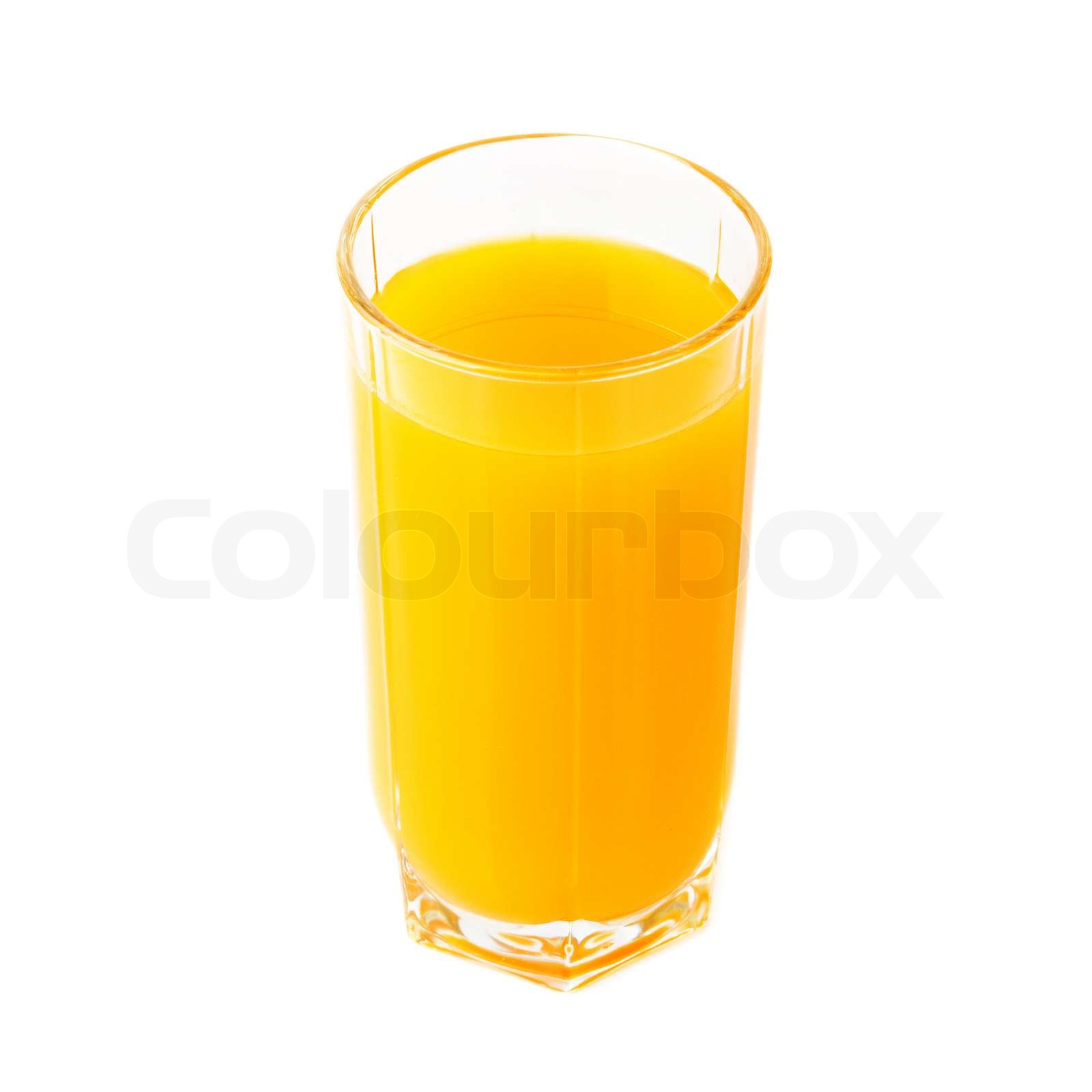 Glas mit Saft multifruit | Stock Bild | Colourbox
