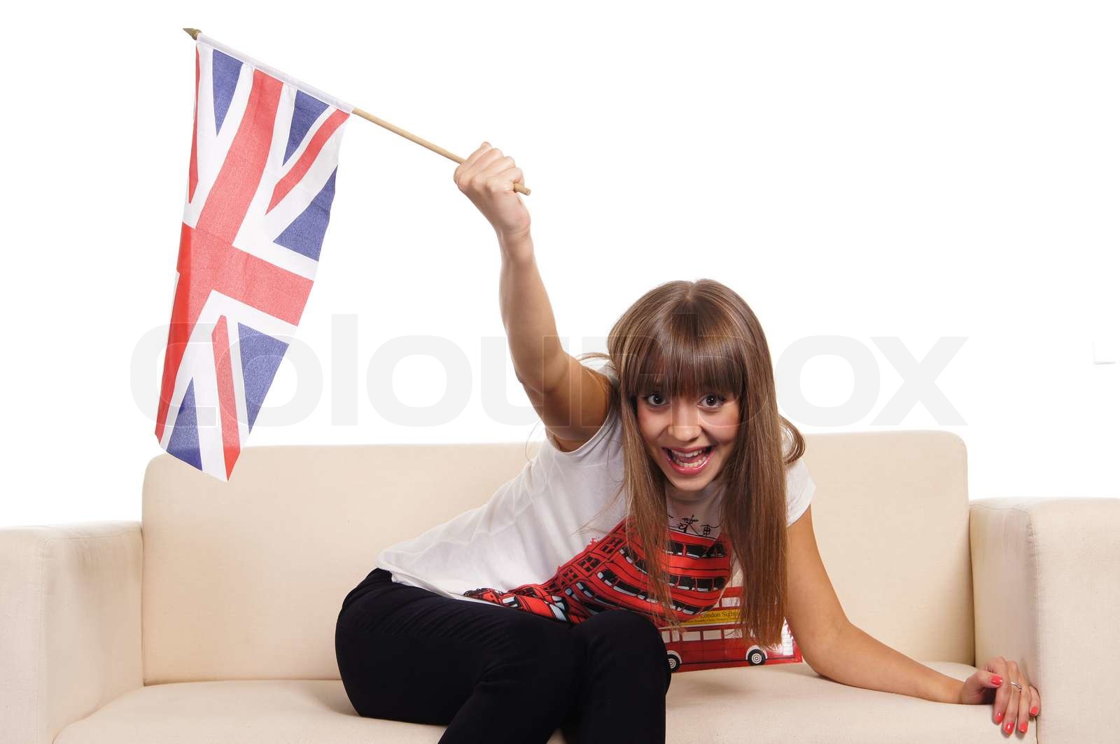 cute englsih girl | Stock image | Colourbox