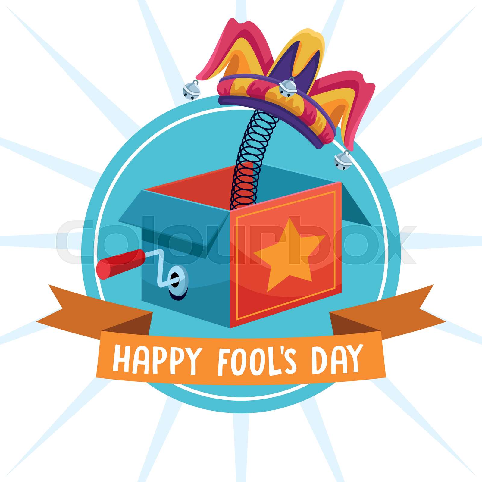 Happy fools day | Stock vector | Colourbox