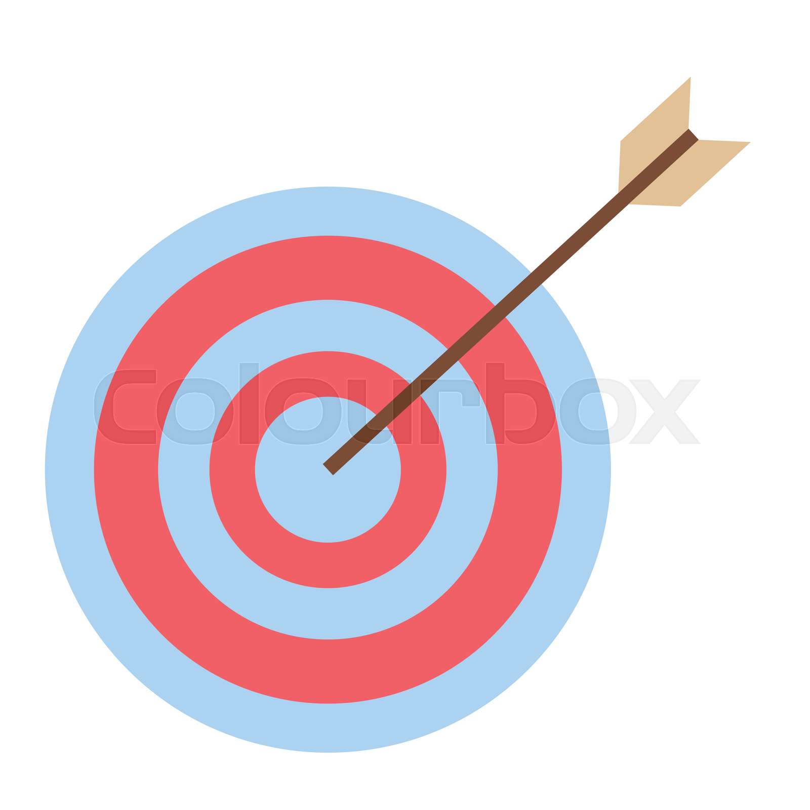 target shooting cartoon | Stock vector | Colourbox
