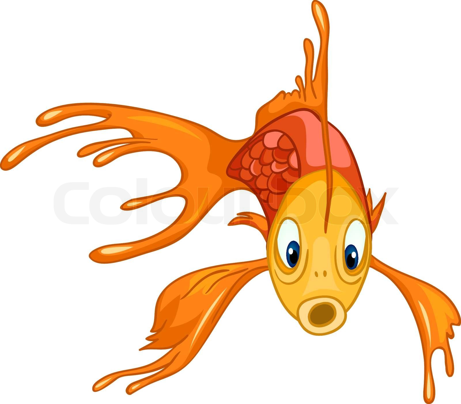 Tegneseriefigur Fisk | Stock vektor | Colourbox