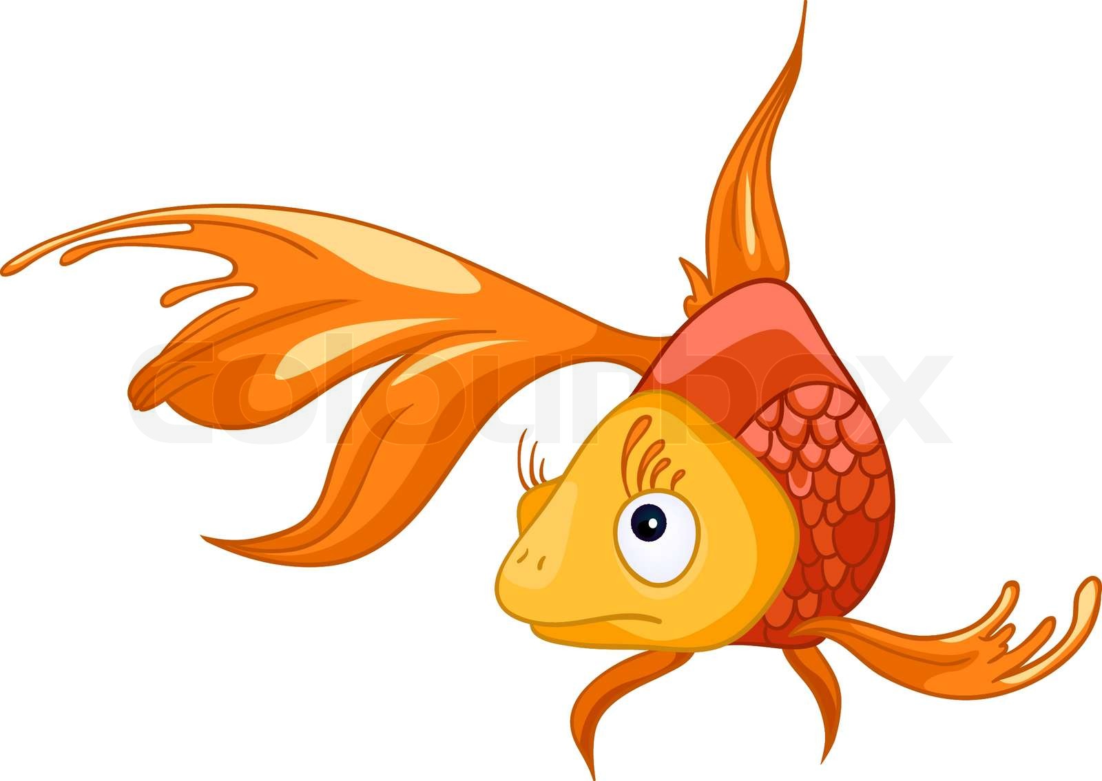 Cartoon Character Fish | Stock vector | Colourbox