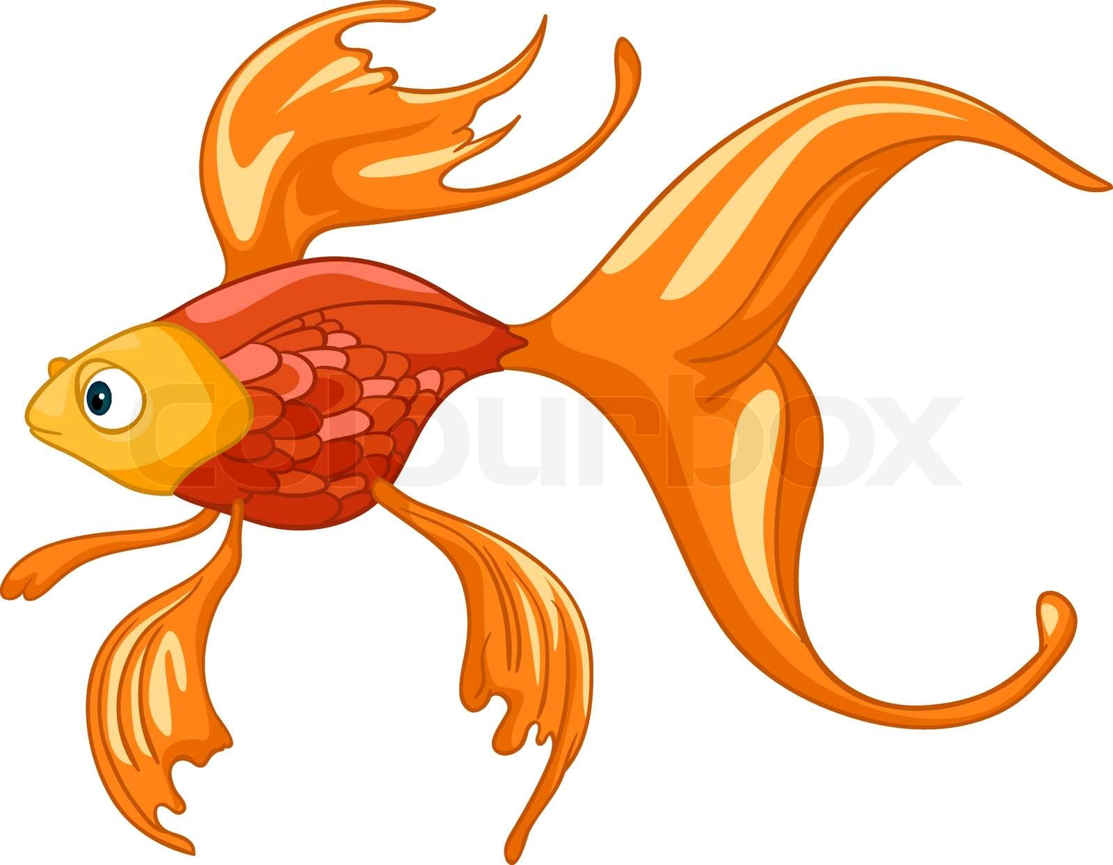 Cartoon Character Fish | Stock vector | Colourbox