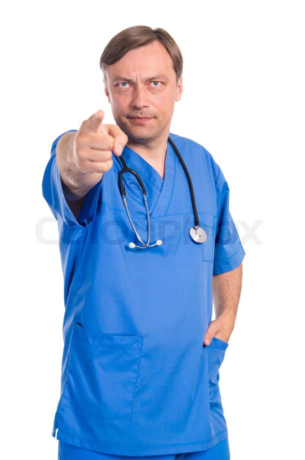 cute doctor posing | Stock image | Colourbox