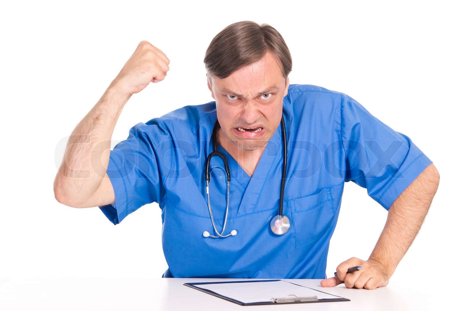 nice doctor posing | Stock image | Colourbox