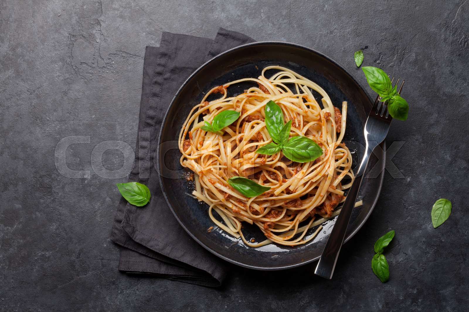 Spaghetti bolognese pasta | Stock image | Colourbox