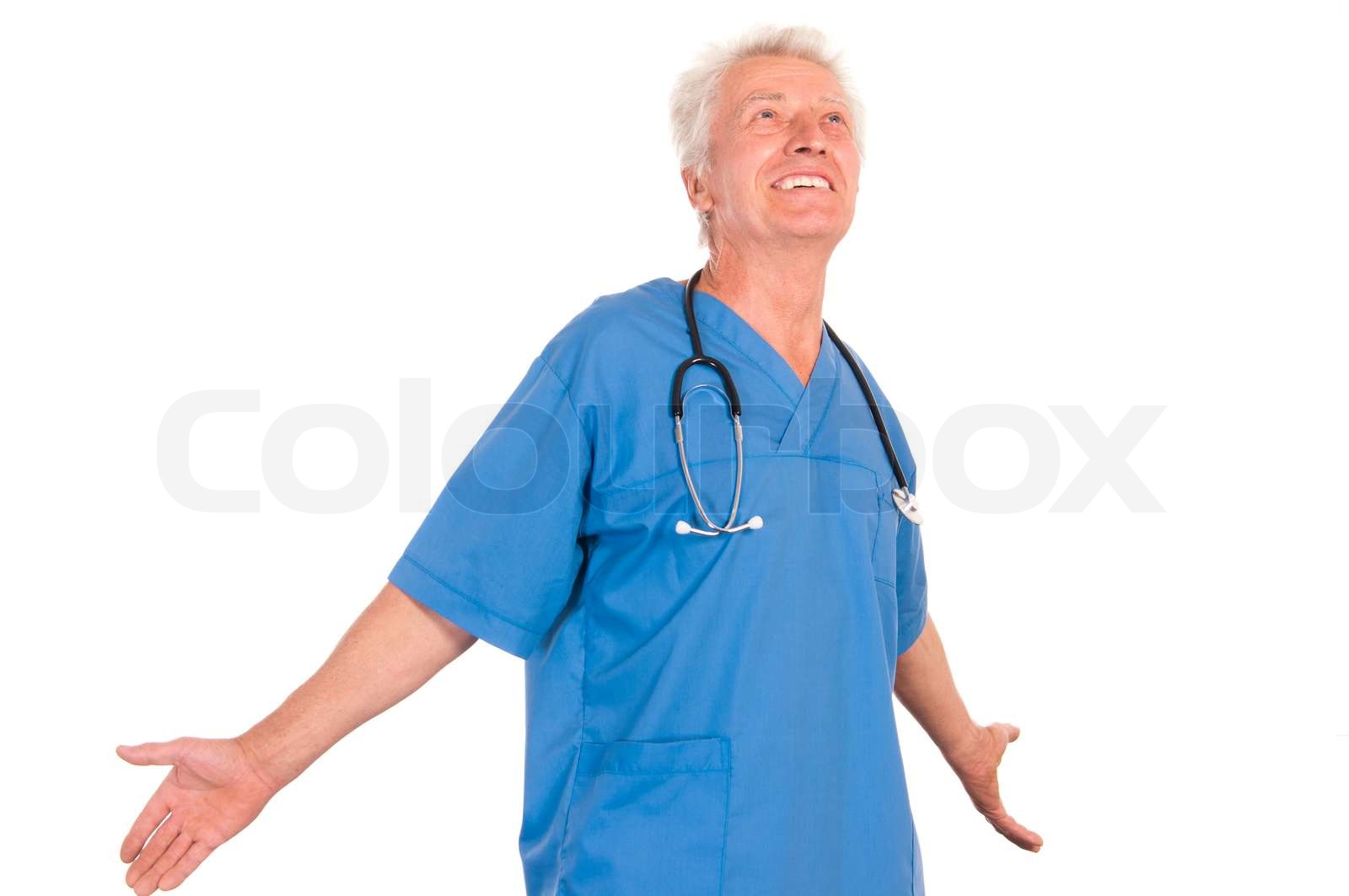 emotional doctor portrait | Stock image | Colourbox