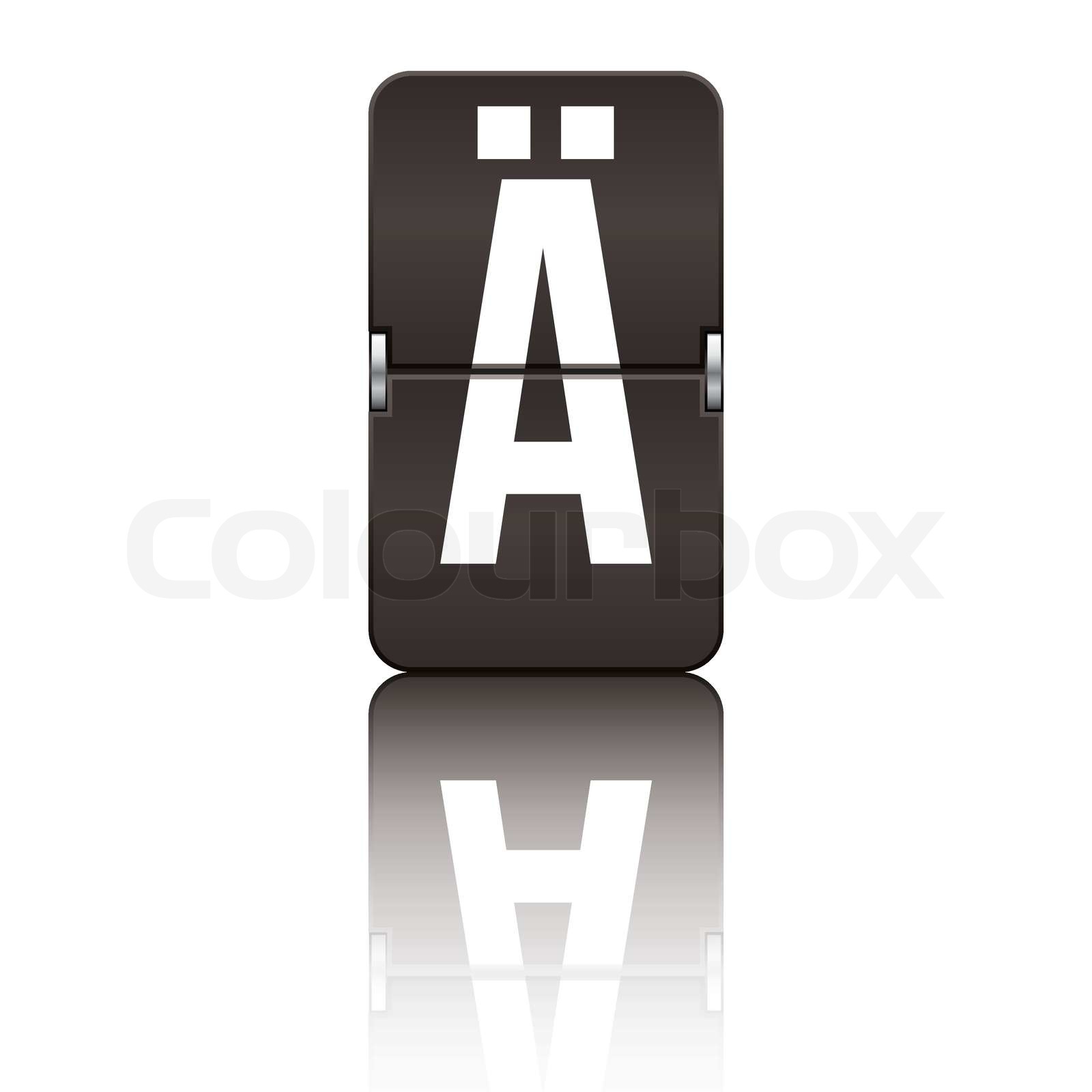 knap, ikon, font | Stock vektor | Colourbox