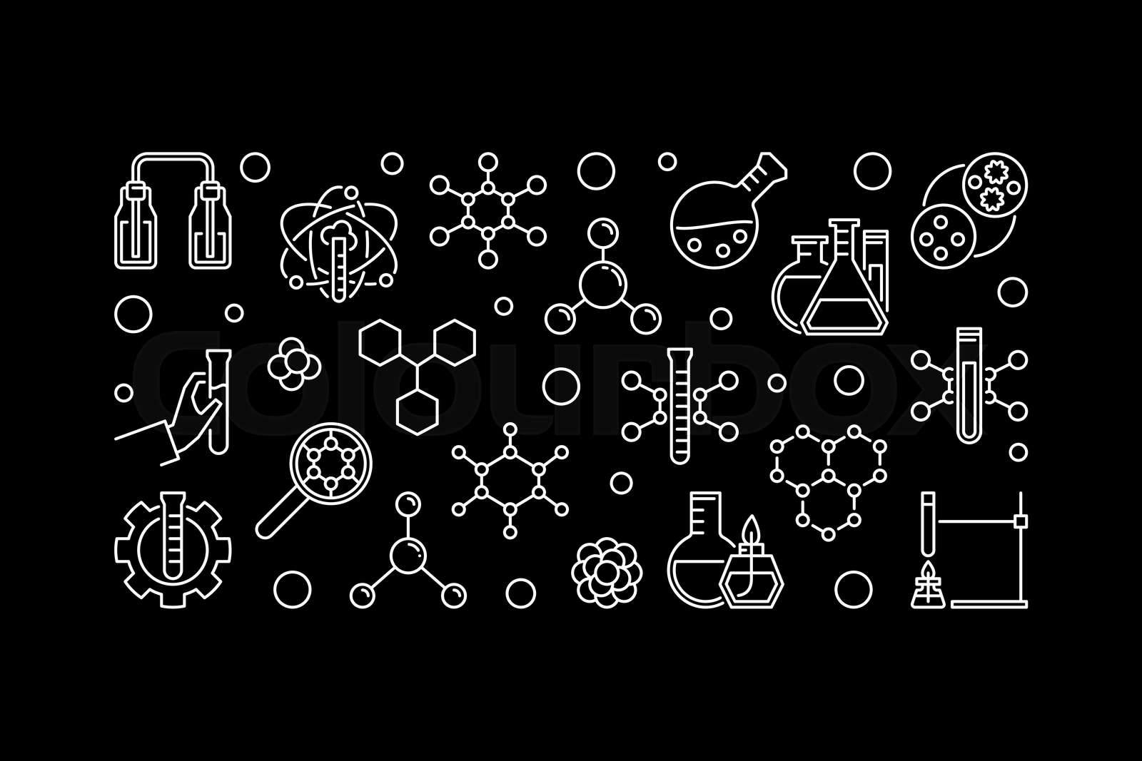 chemikalie, mess-, symbol | Stock-Vektor | Colourbox