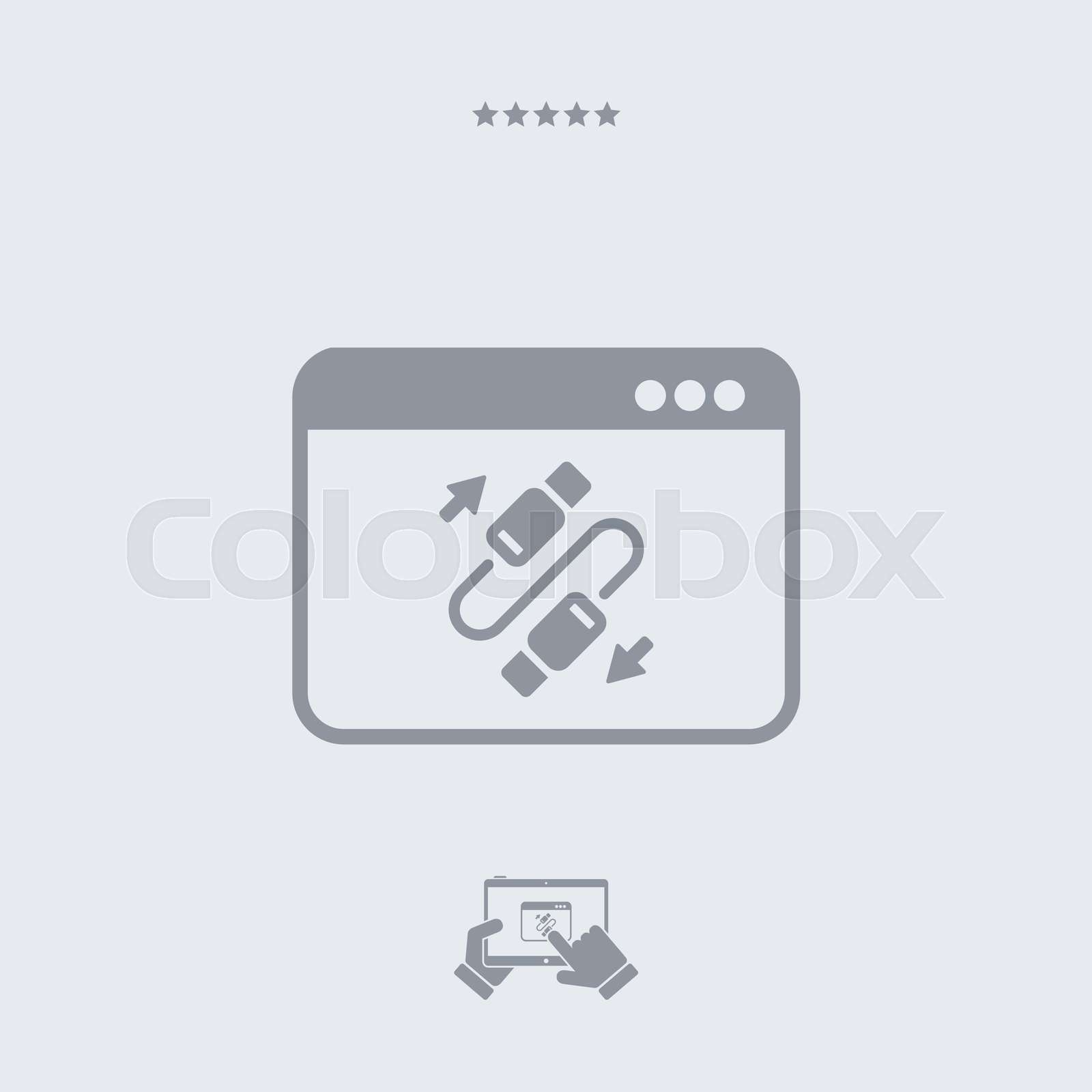 Cable box setting icon | Stock vector | Colourbox
