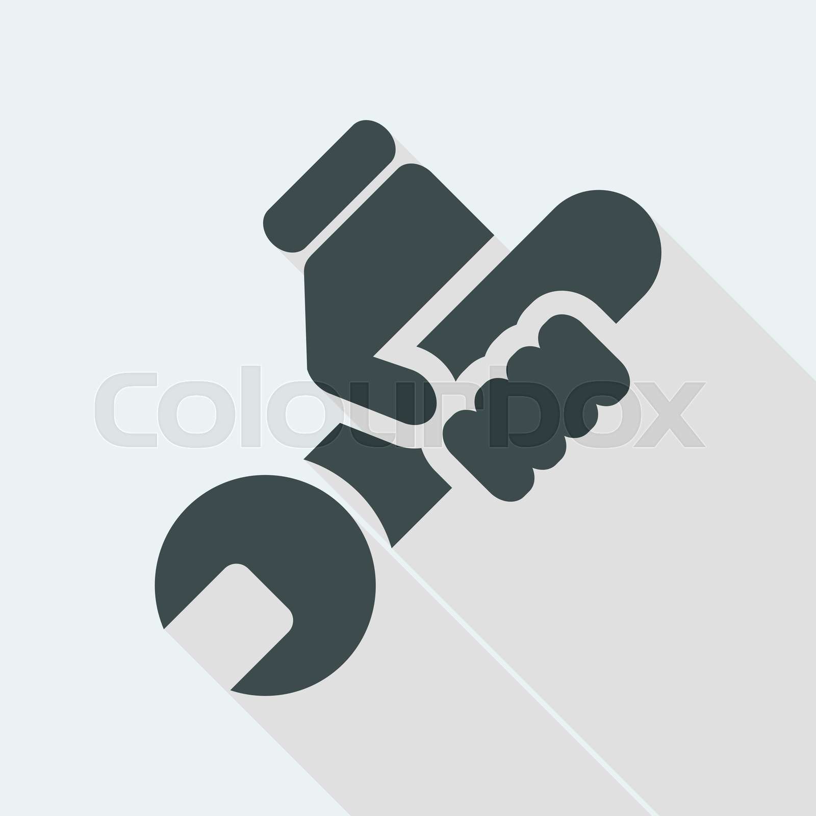 Vector illustration of single isolated technical icon | Stock vector ...