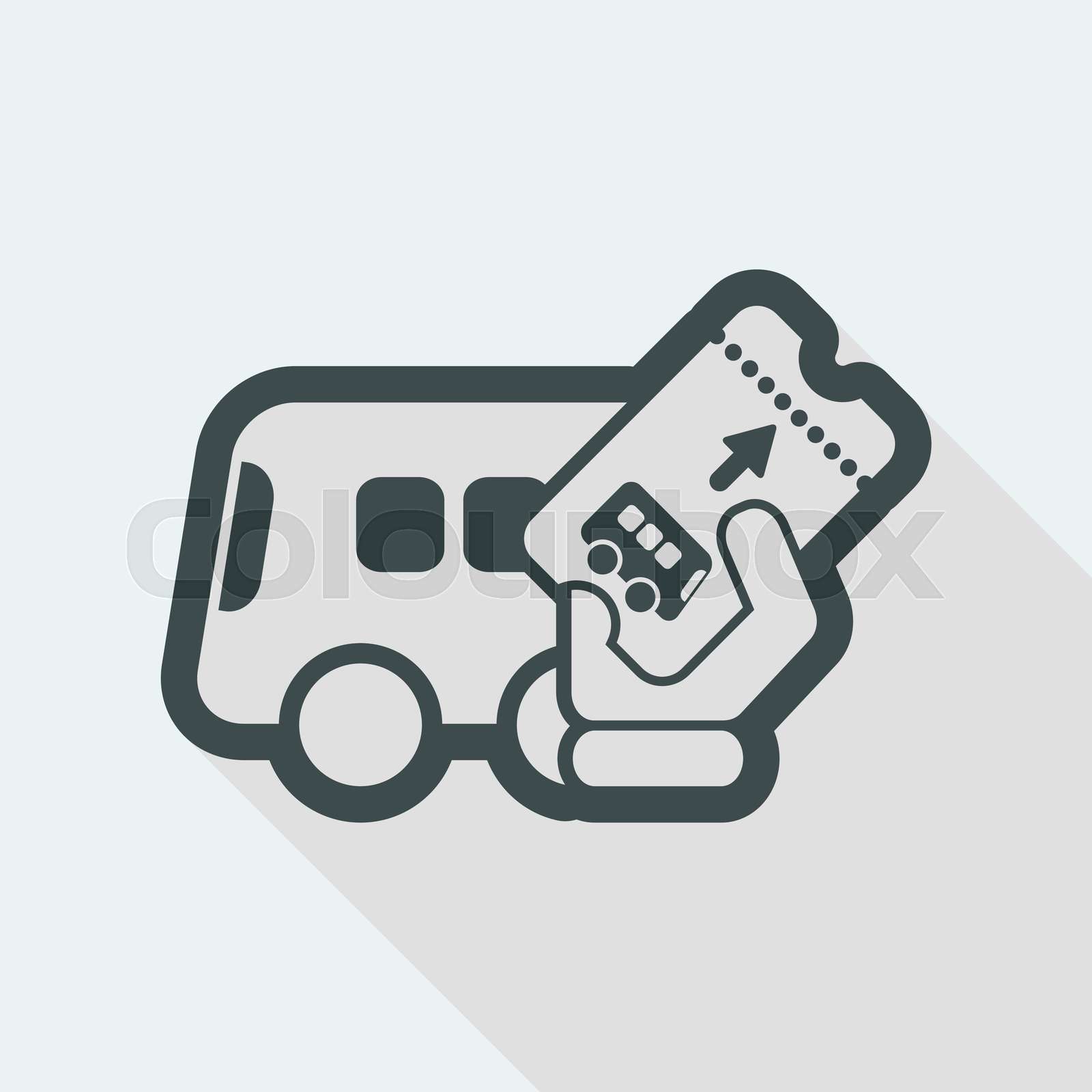 Bus ticket | Stock vector | Colourbox