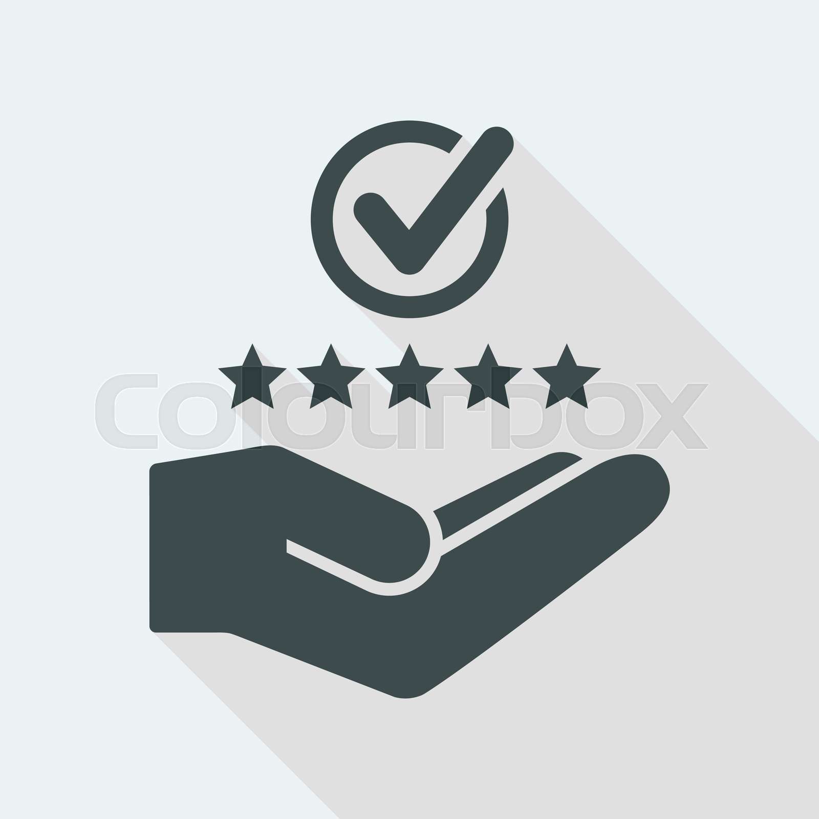 Service offer - Best option - Minimal icon | Stock vector | Colourbox