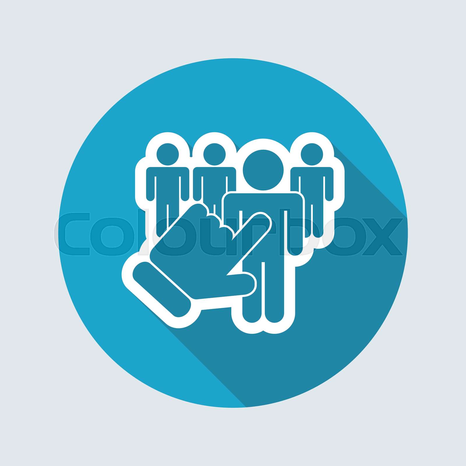 People selection icon | Stock vector | Colourbox