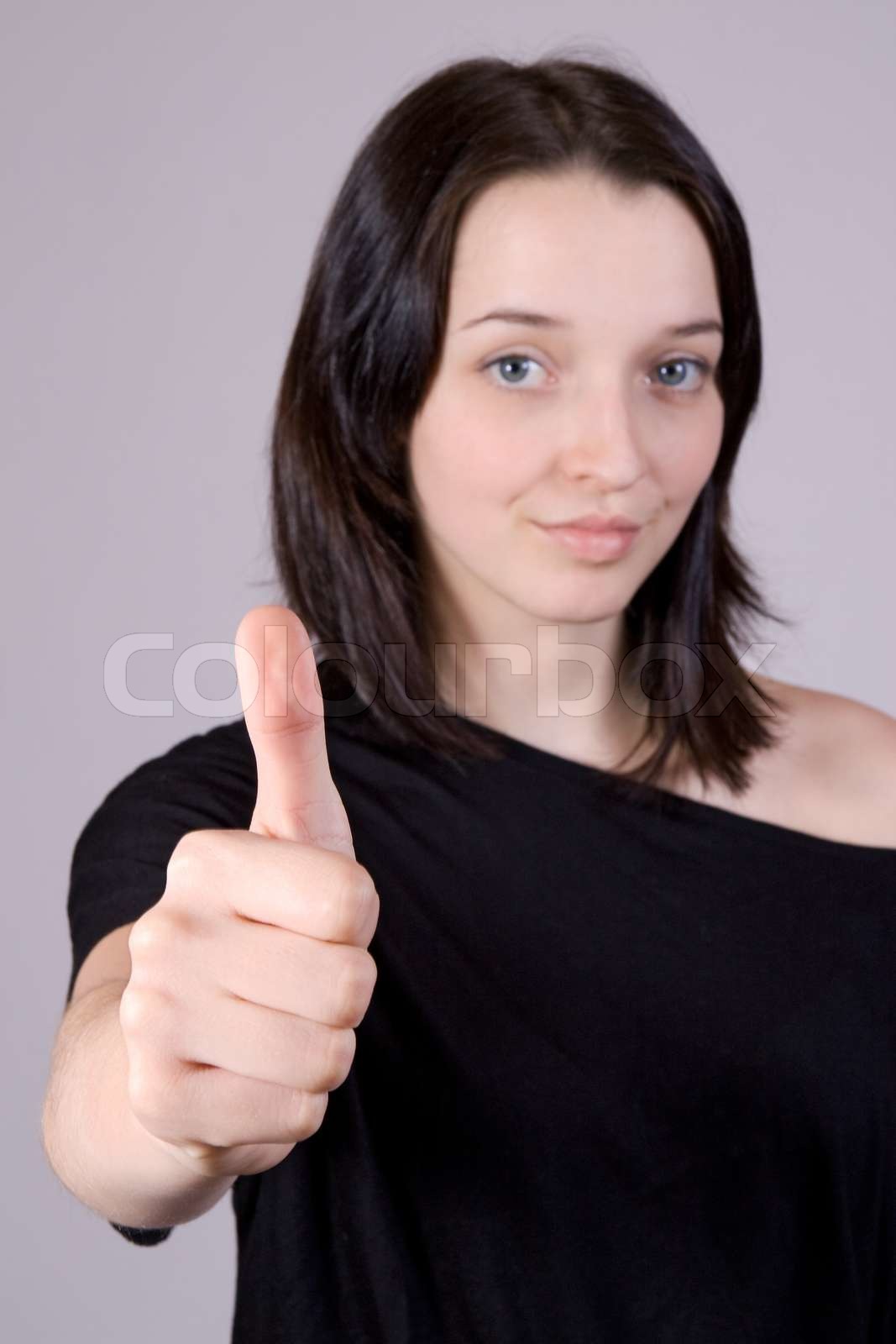 Daumen hoch | Stock Bild | Colourbox