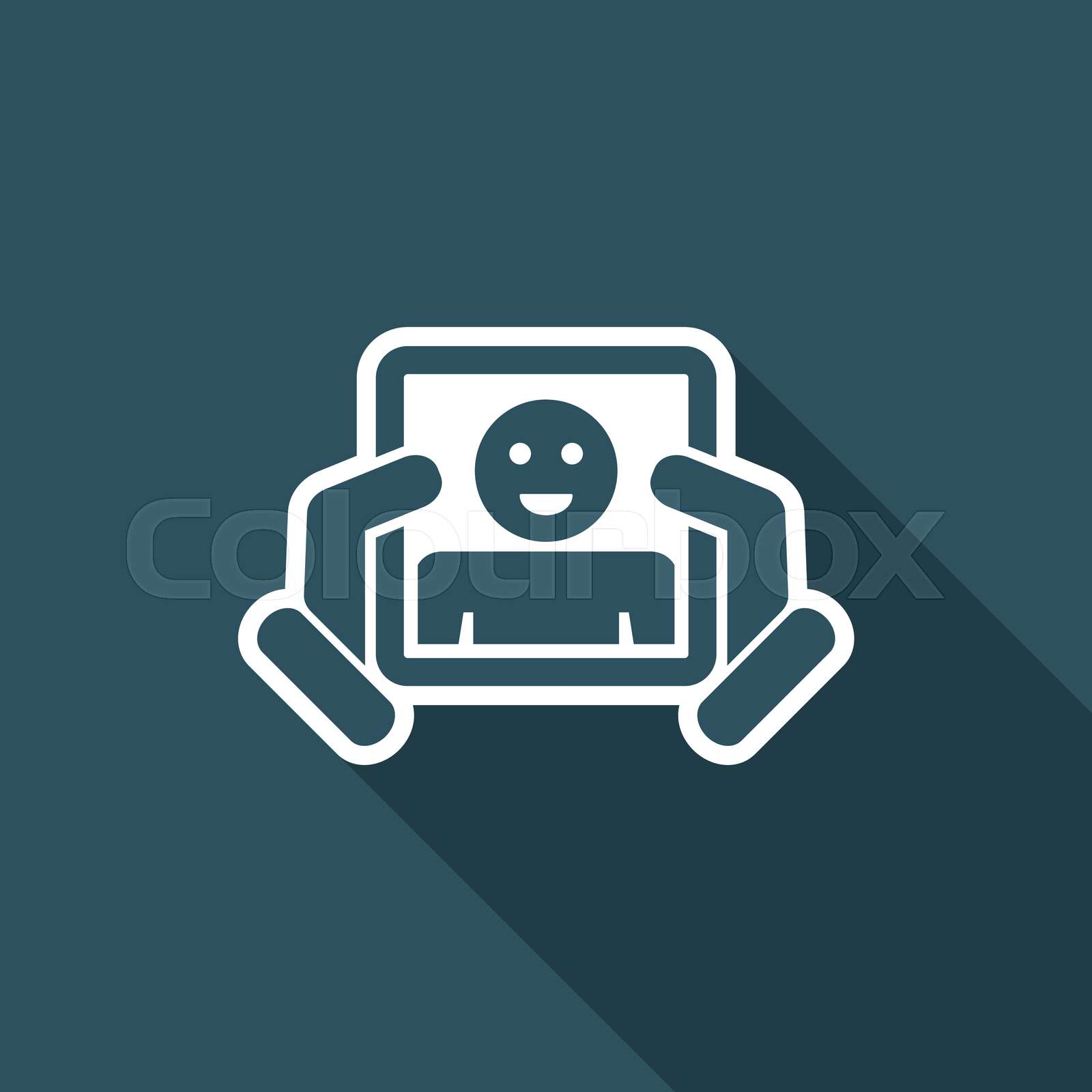 Look in the mirror icon | Stock vector | Colourbox