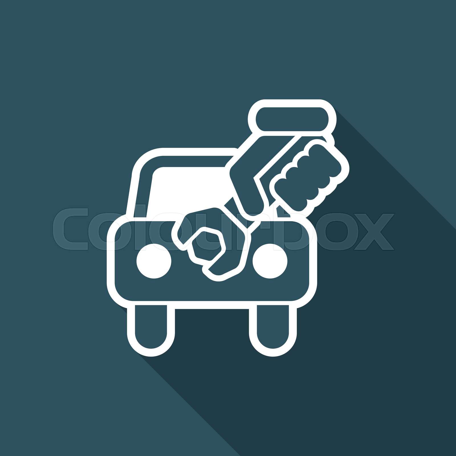 Car assistance icon | Stock vector | Colourbox