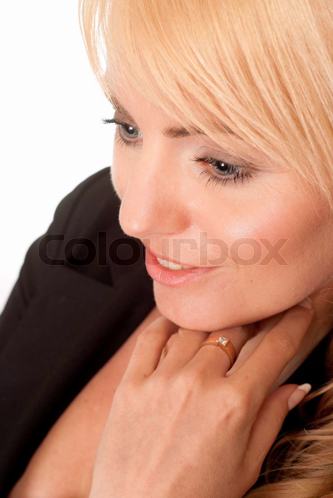 Beautiful Girl Posing Stock Image Colourbox