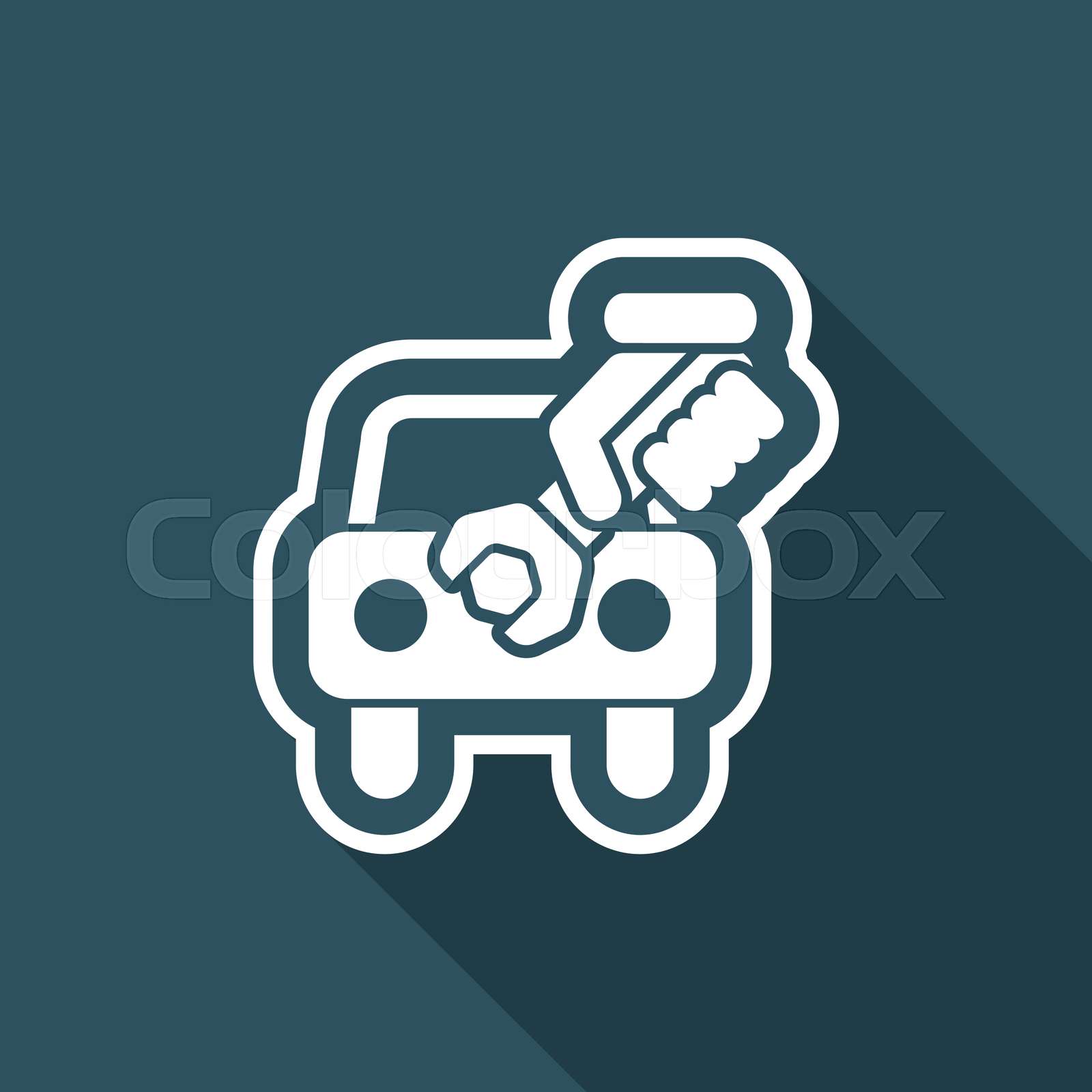 Car assistance icon | Stock vector | Colourbox
