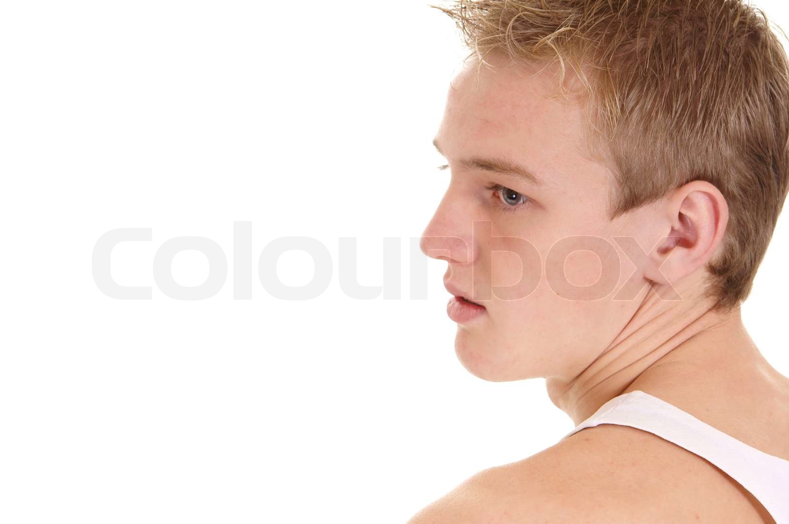 simple guy portrait | Stock image | Colourbox