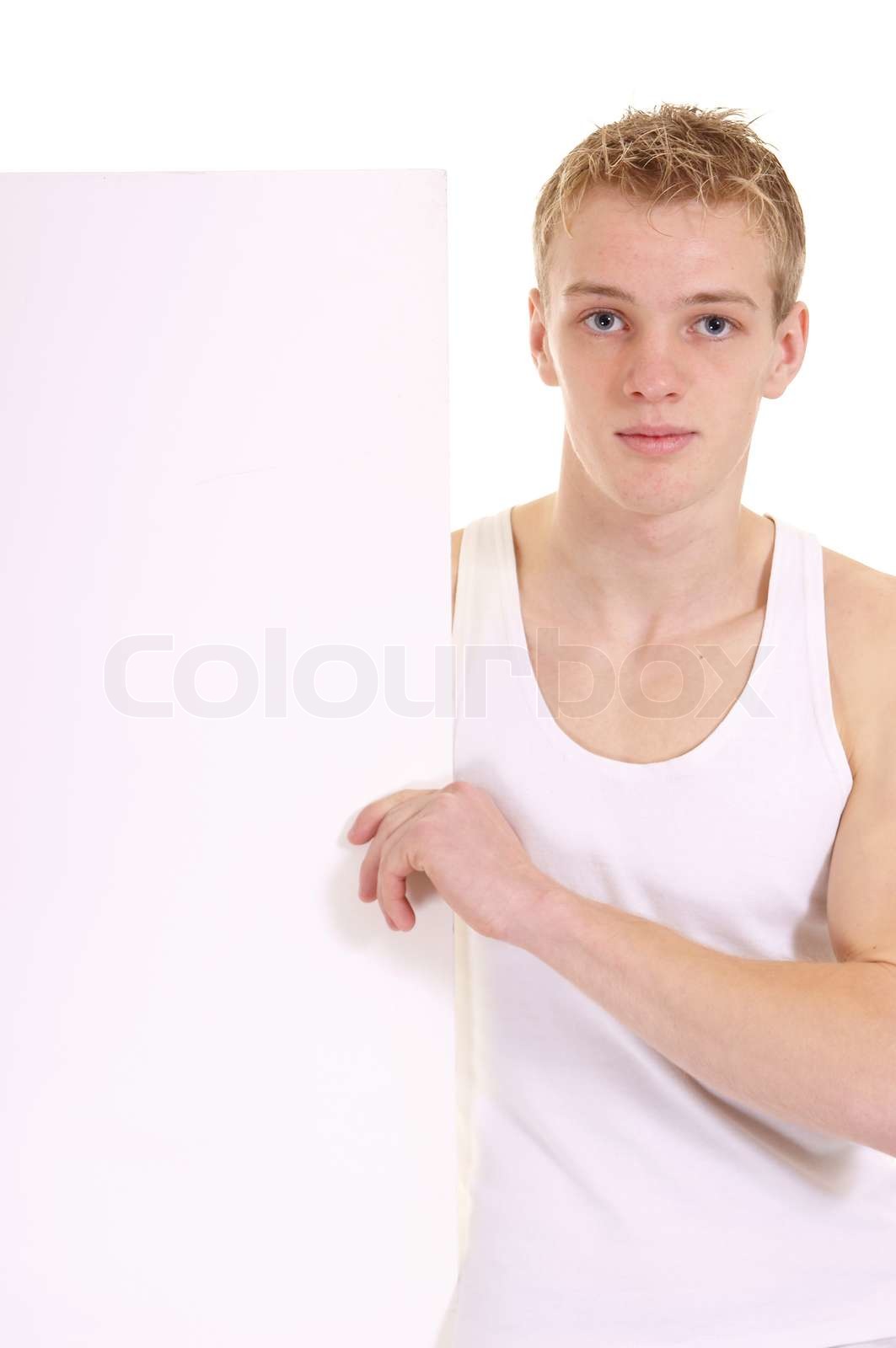 guy with board | Stock image | Colourbox