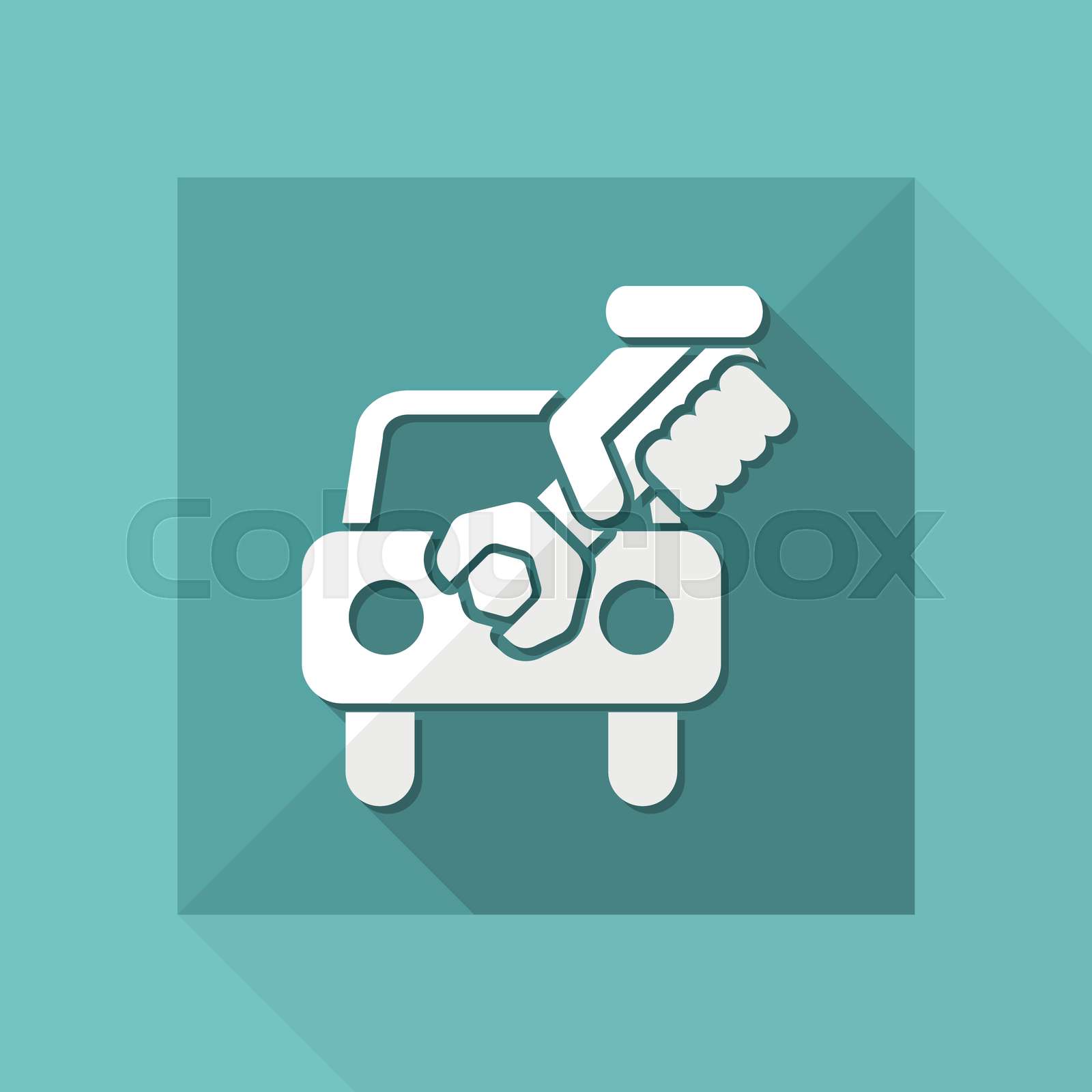 Car assistance icon | Stock vector | Colourbox