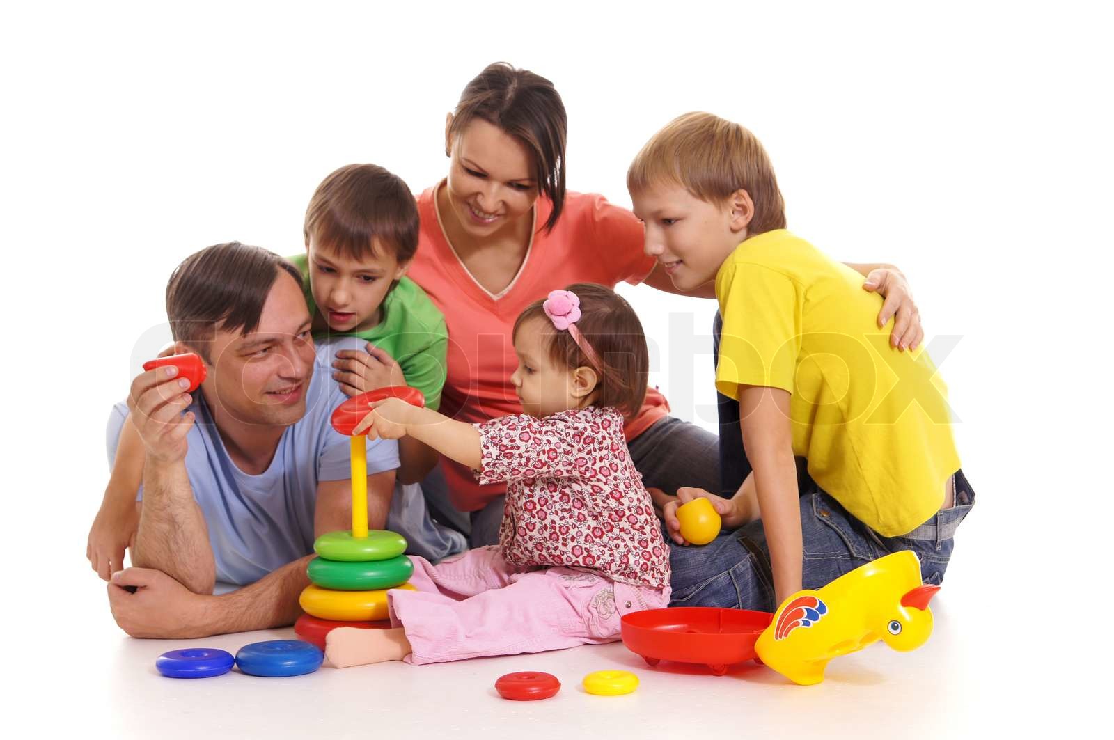 family of a five | Stock image | Colourbox