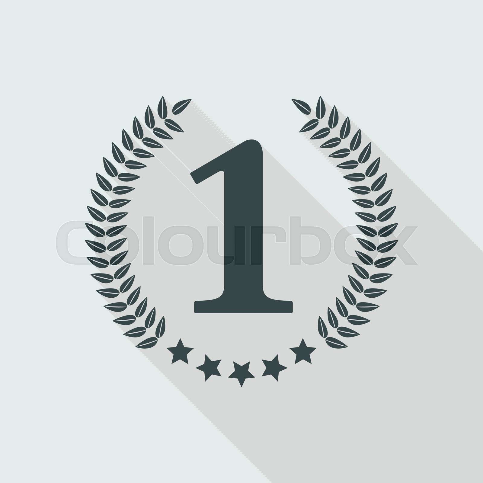 First place symbol icon | Stock vector | Colourbox