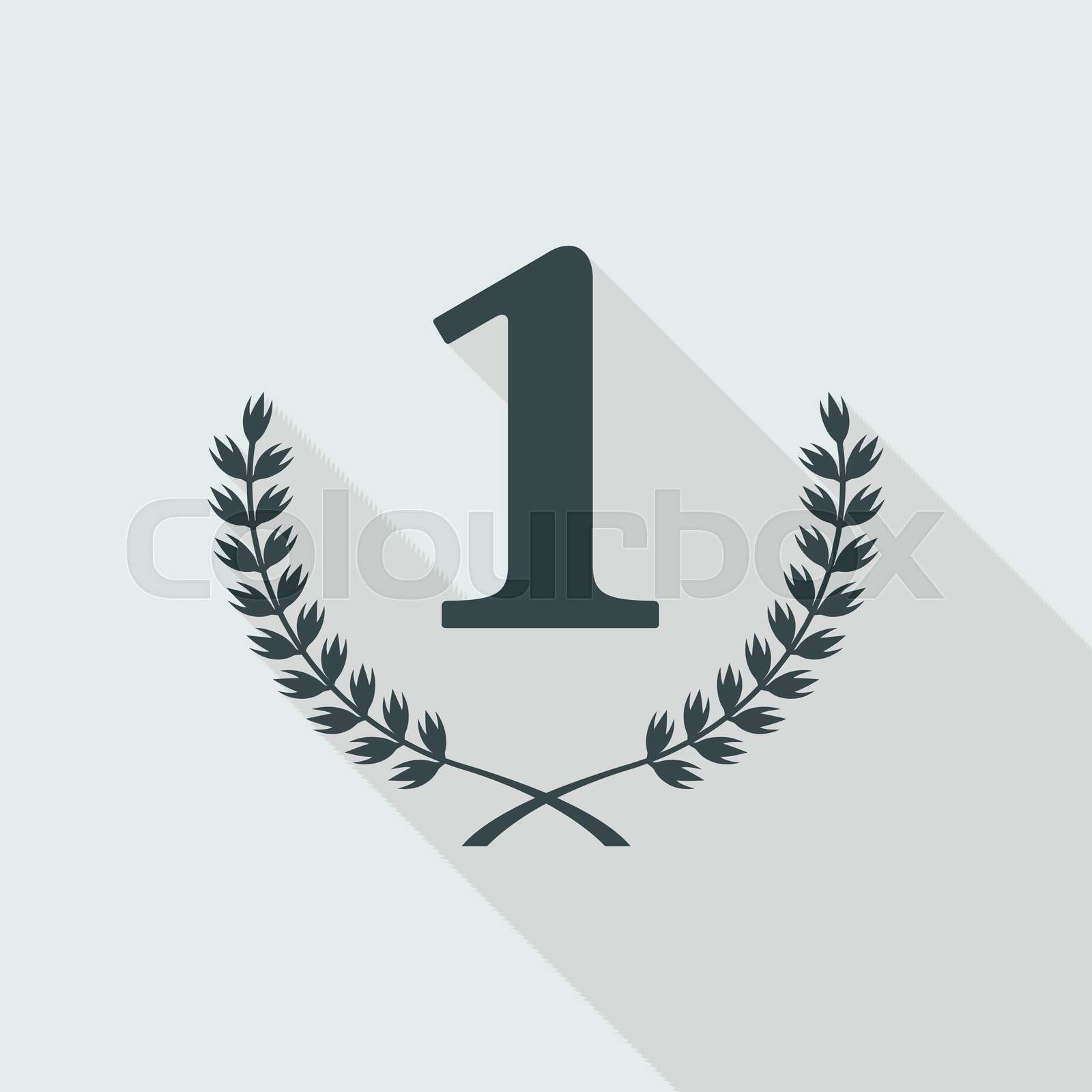 First place symbol icon | Stock vector | Colourbox