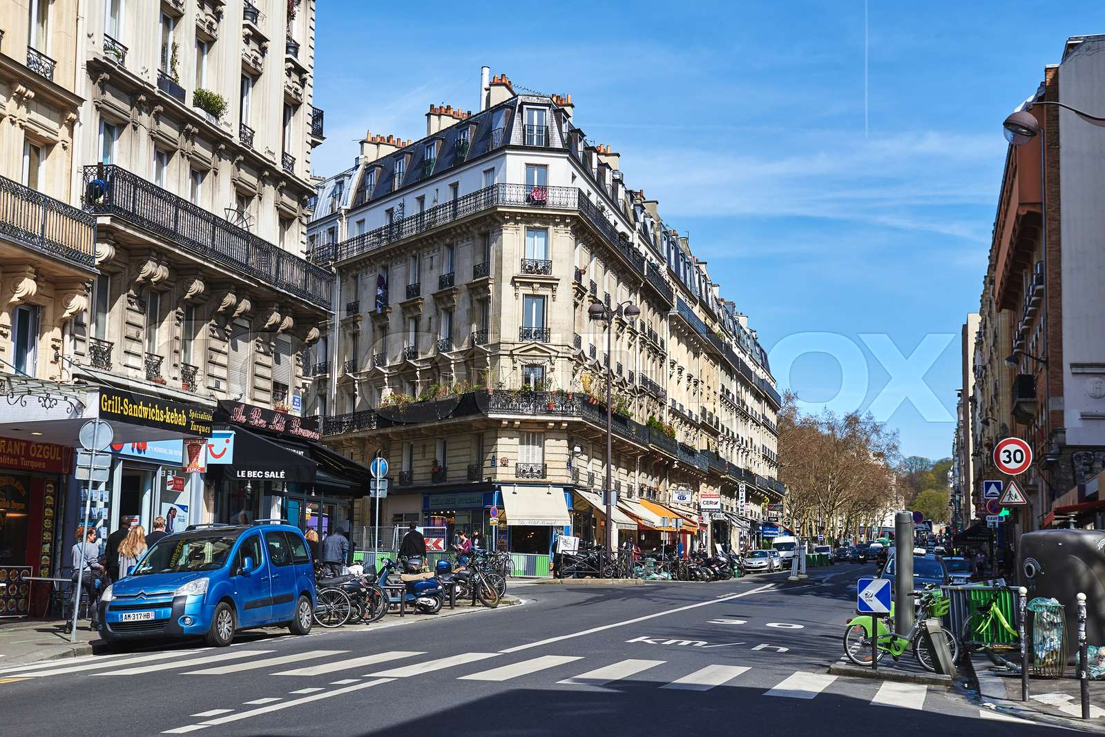 Parisian streets. France | Stock image | Colourbox