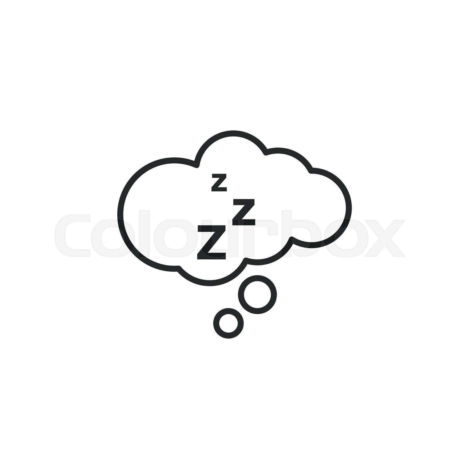 Sleep graphic design template vector illustration | Stock vector ...