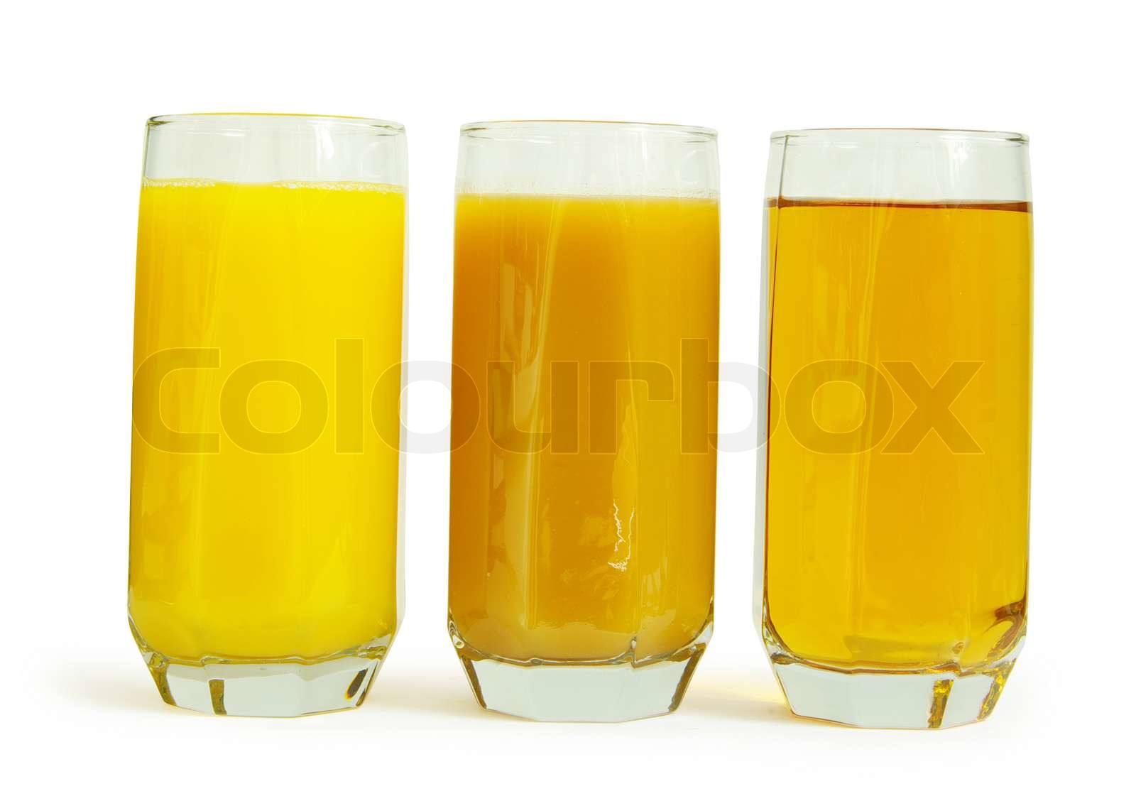 Saft im Glas | Stock Bild | Colourbox