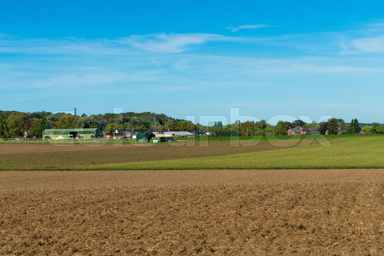 farmland landscape in Europe | Stock image | Colourbox