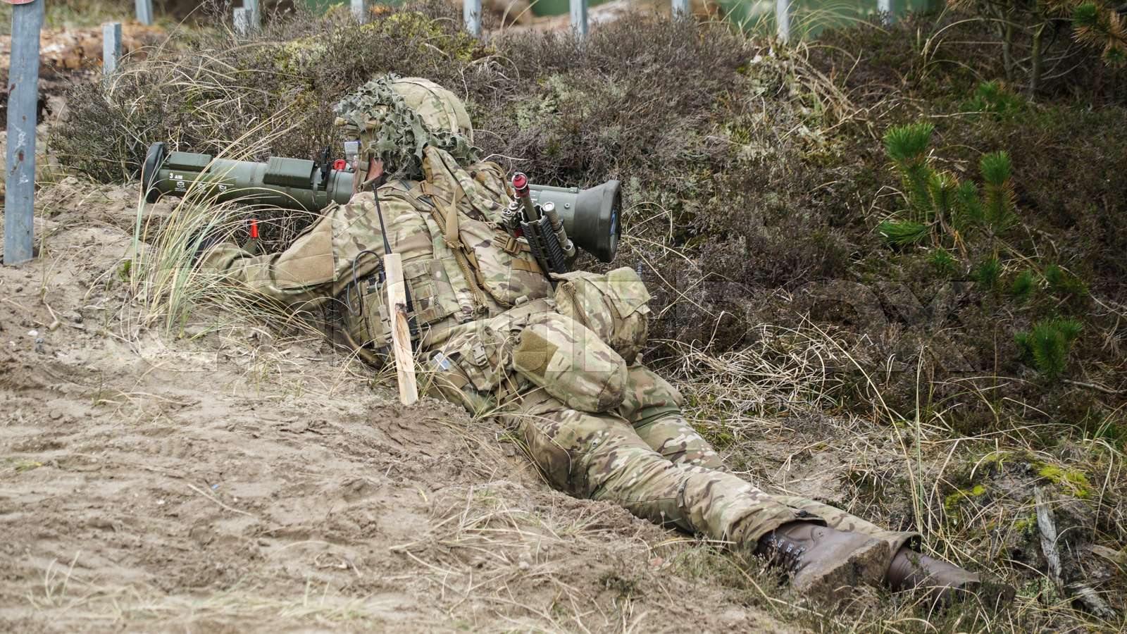 soldier, military, at4 | Stock image | Colourbox