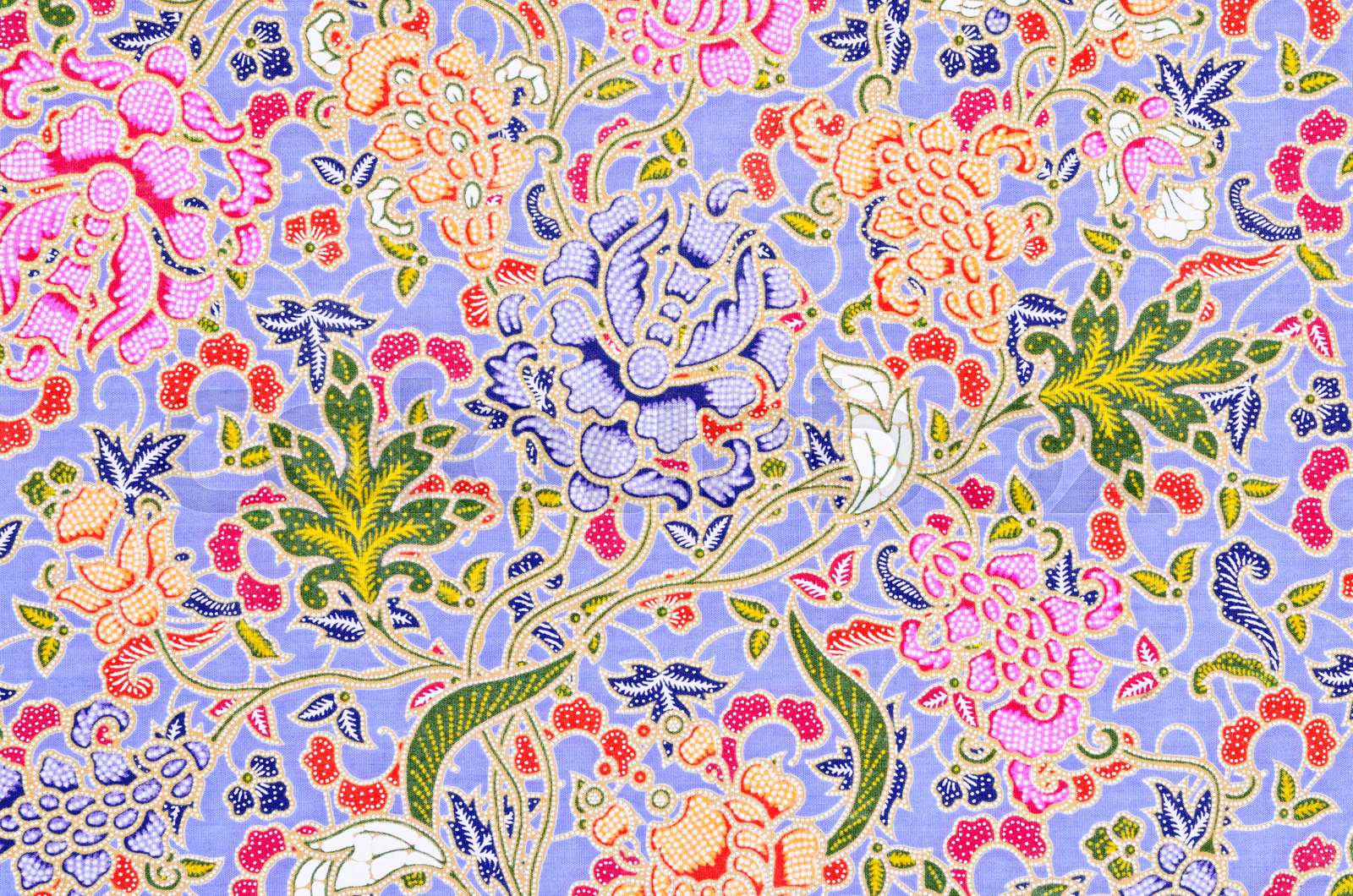 Beautiful of art Thai Batik Pattern. | Stock image | Colourbox