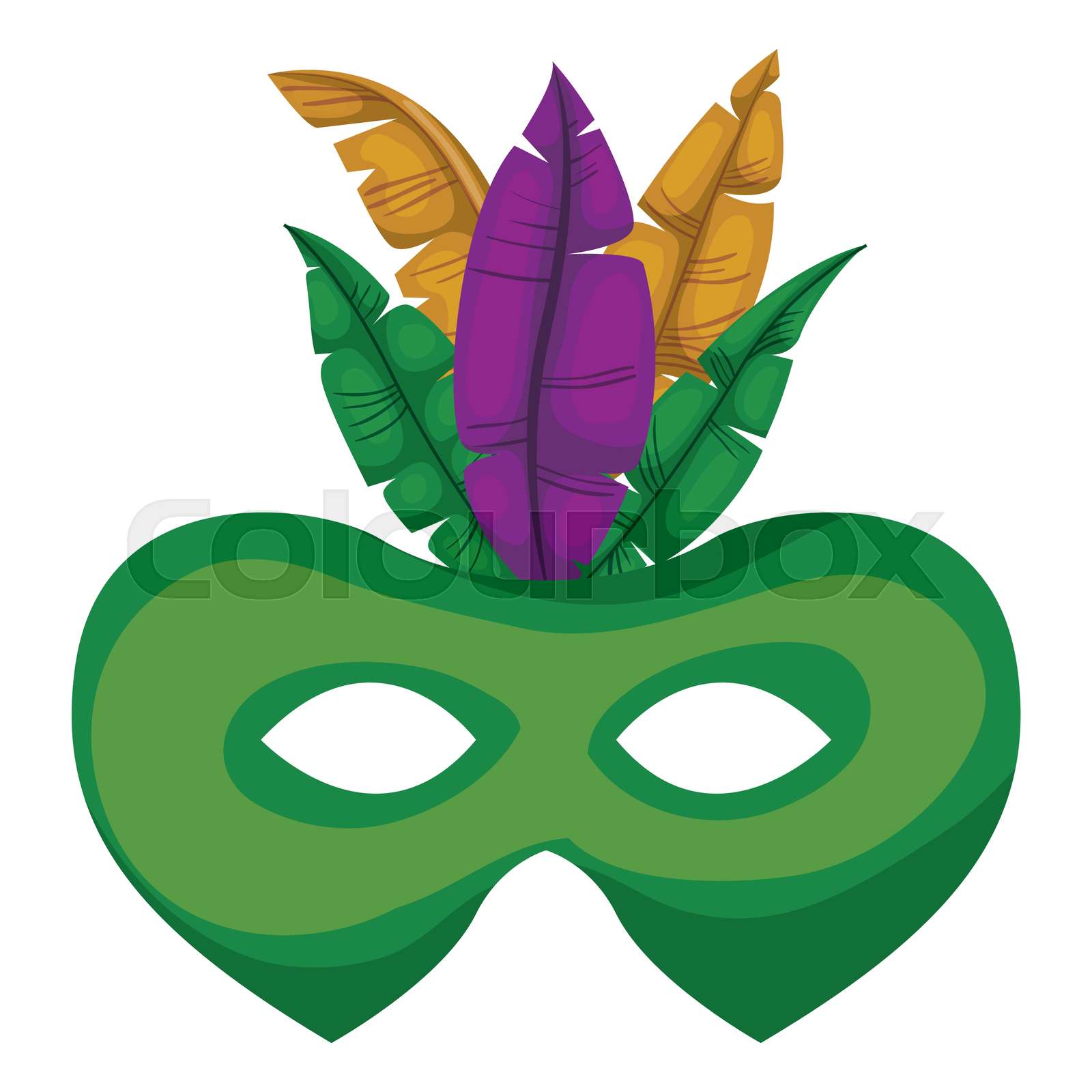 maskebal, mask, mardi | Stock vektor | Colourbox
