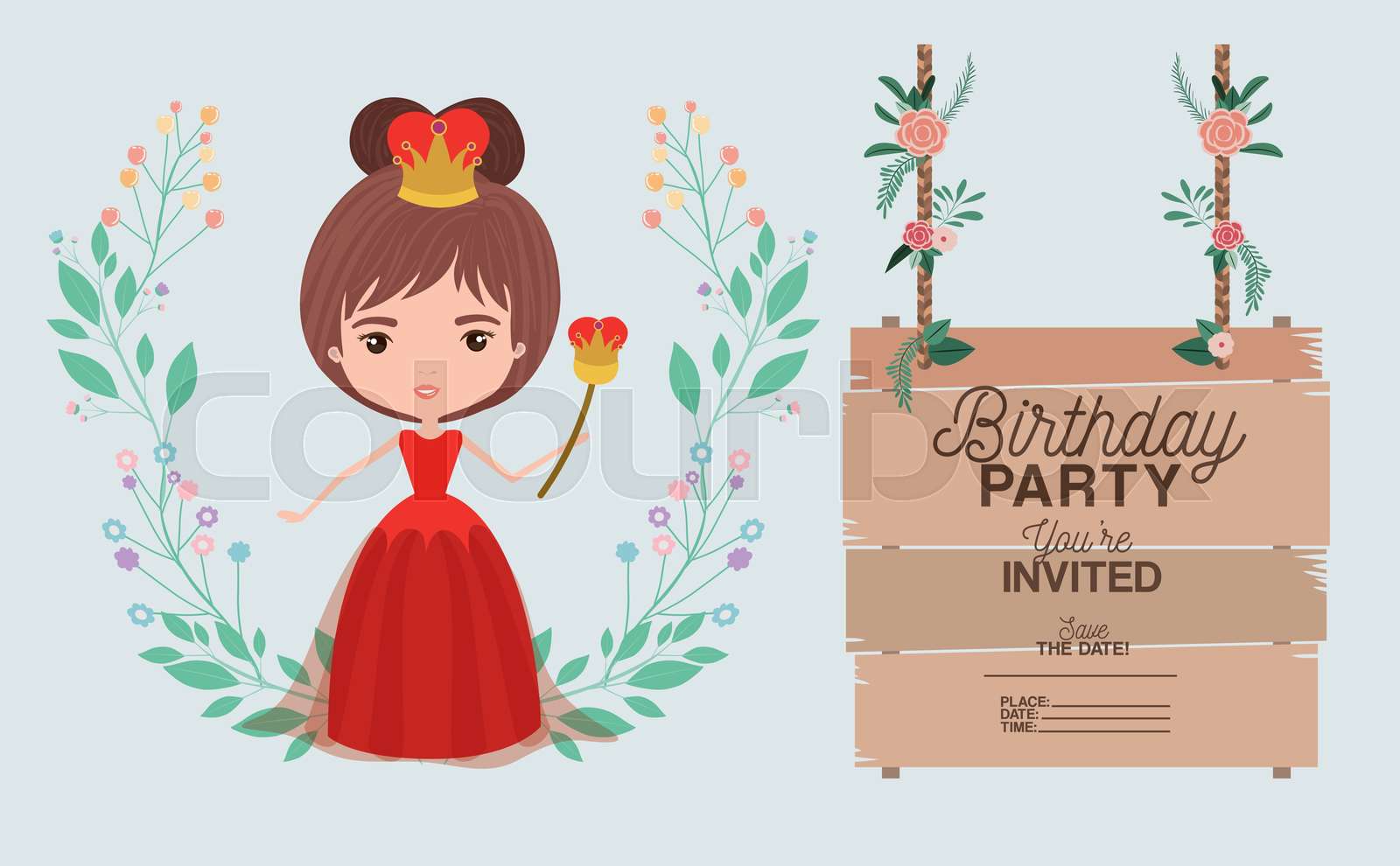 cartoon, deko, illustration | Stock-Vektor | Colourbox