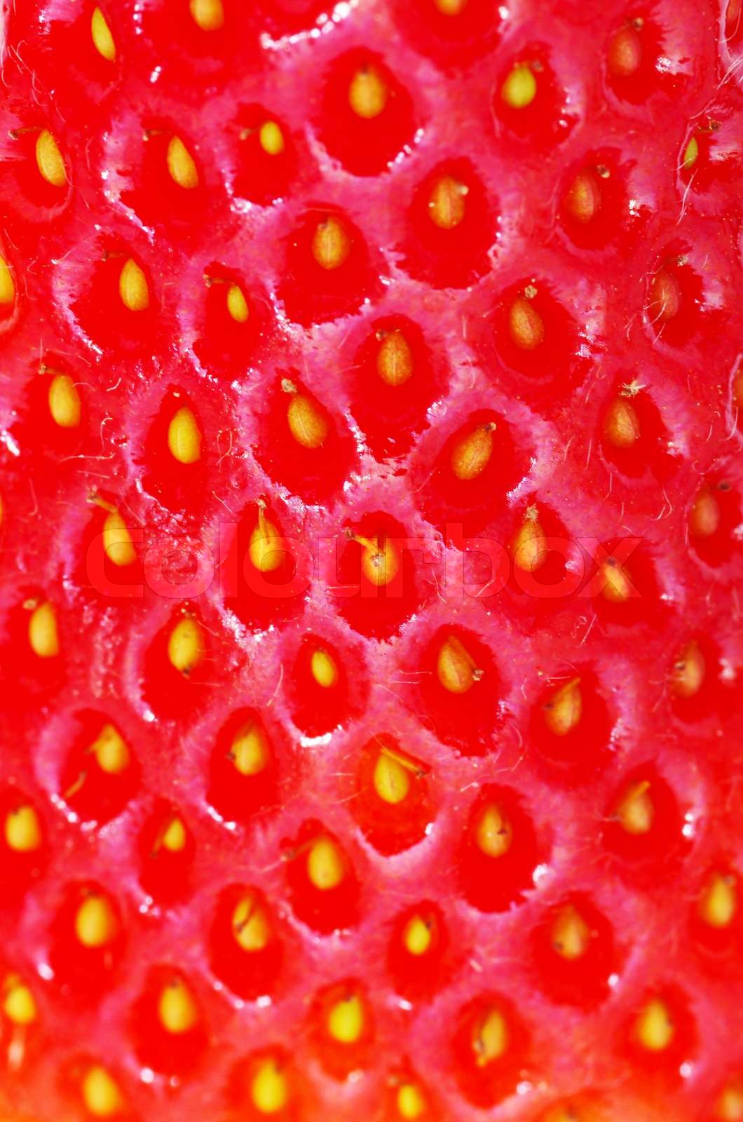 strawberry texture | Stock image | Colourbox