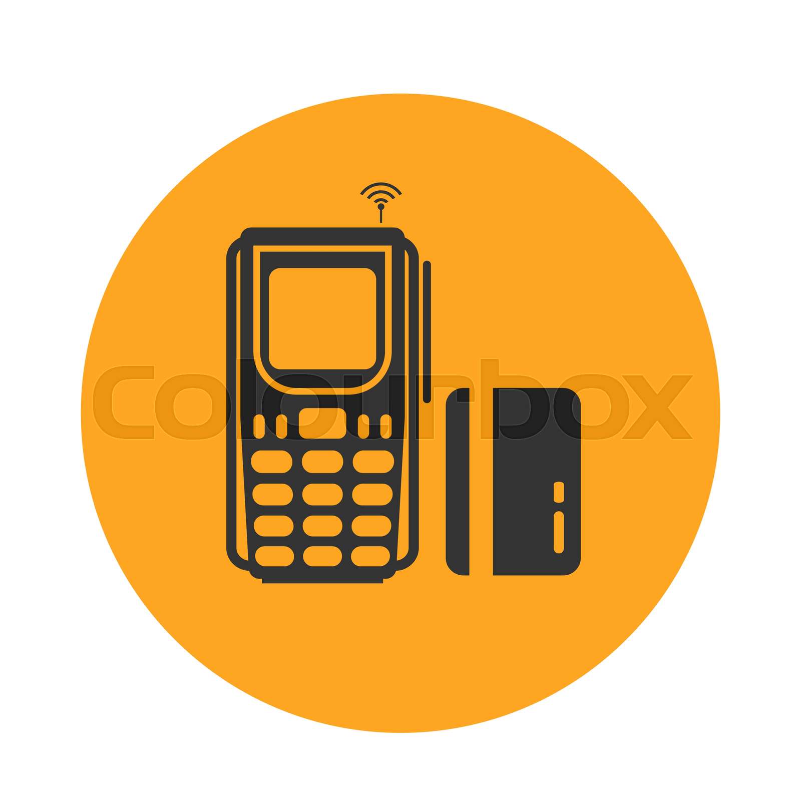 Eftpos terminal payment icon. Credit and debit card payment | Stock ...