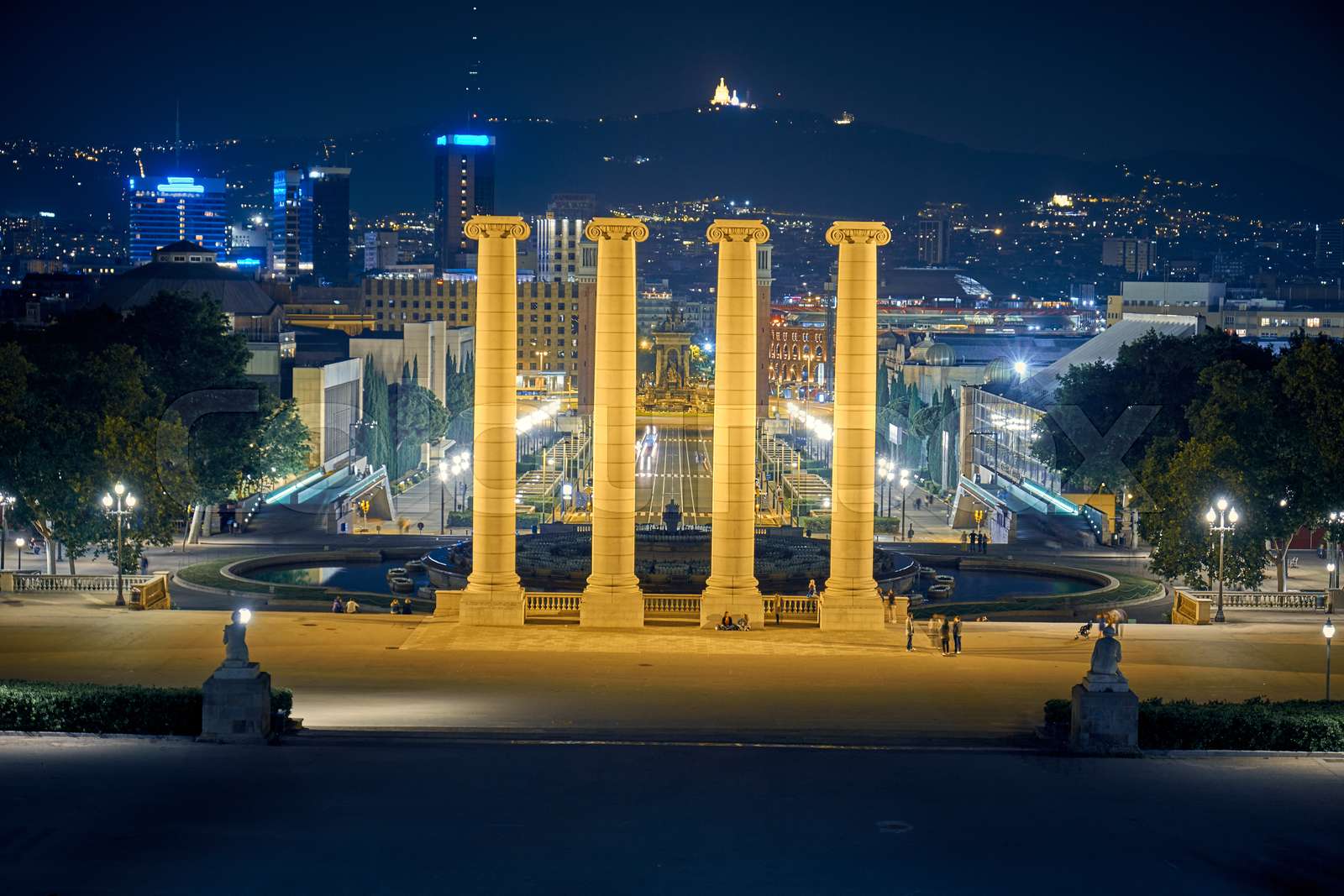 The Four Columns | Stock image | Colourbox