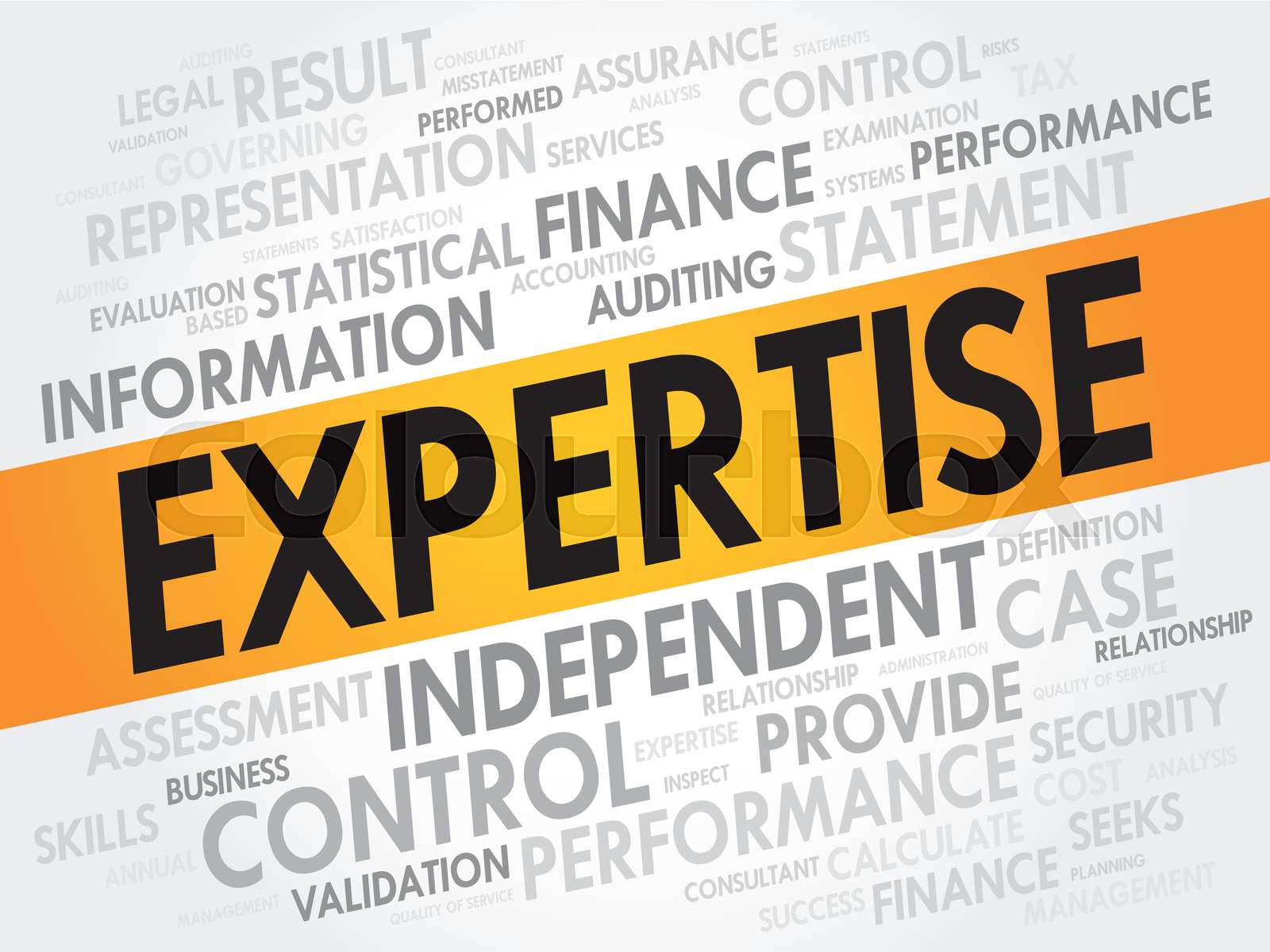 EXPERTISE word cloud collage | Stock vector | Colourbox