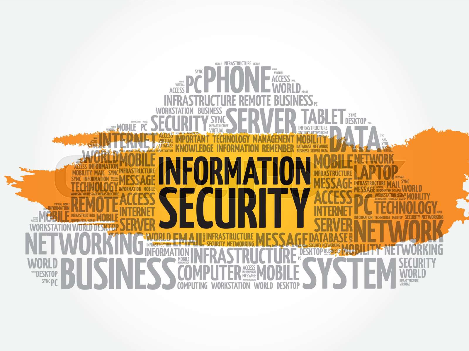 Information Security word cloud collage | Stock vector | Colourbox