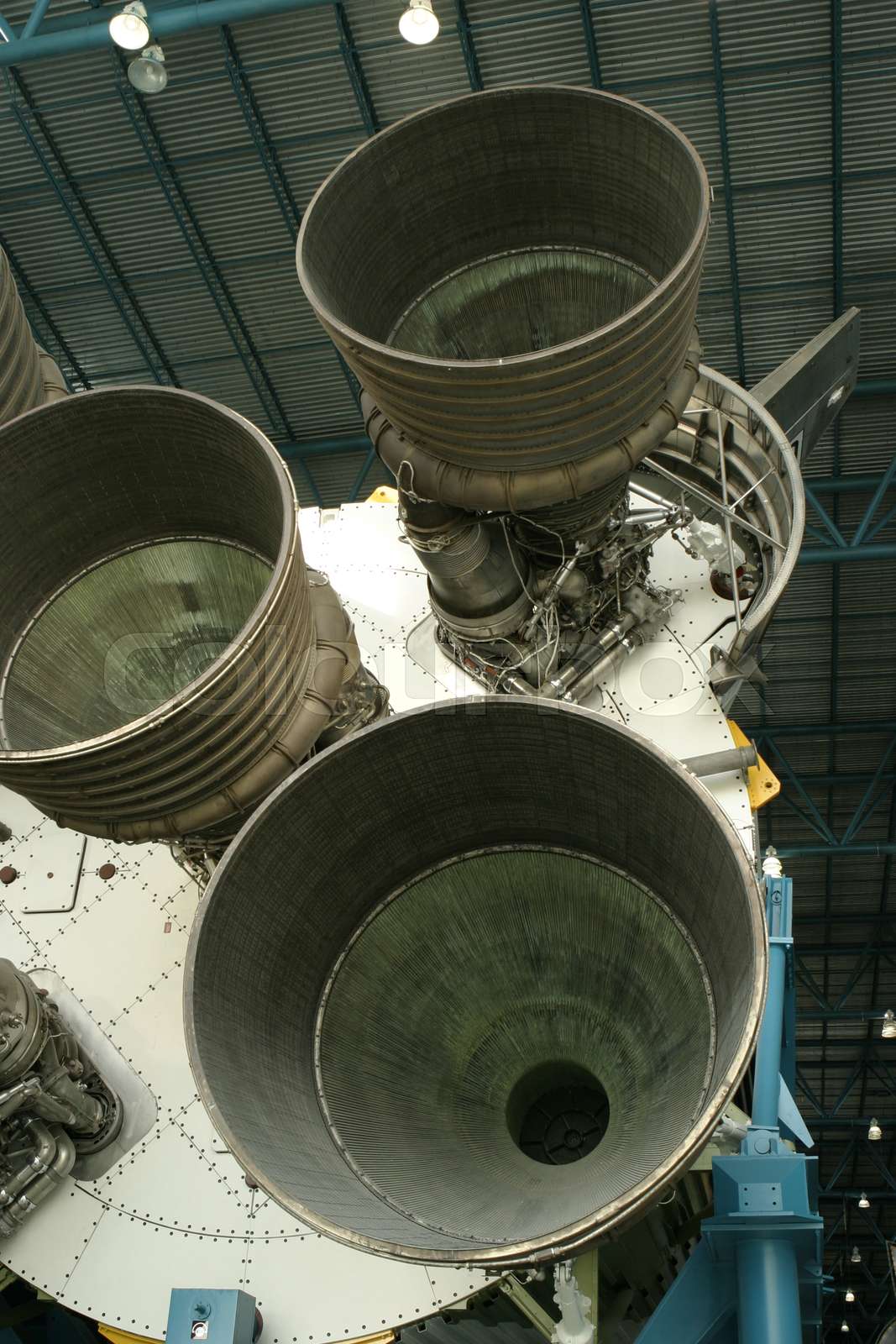 Saturn V Rocket Engines | Stock image | Colourbox