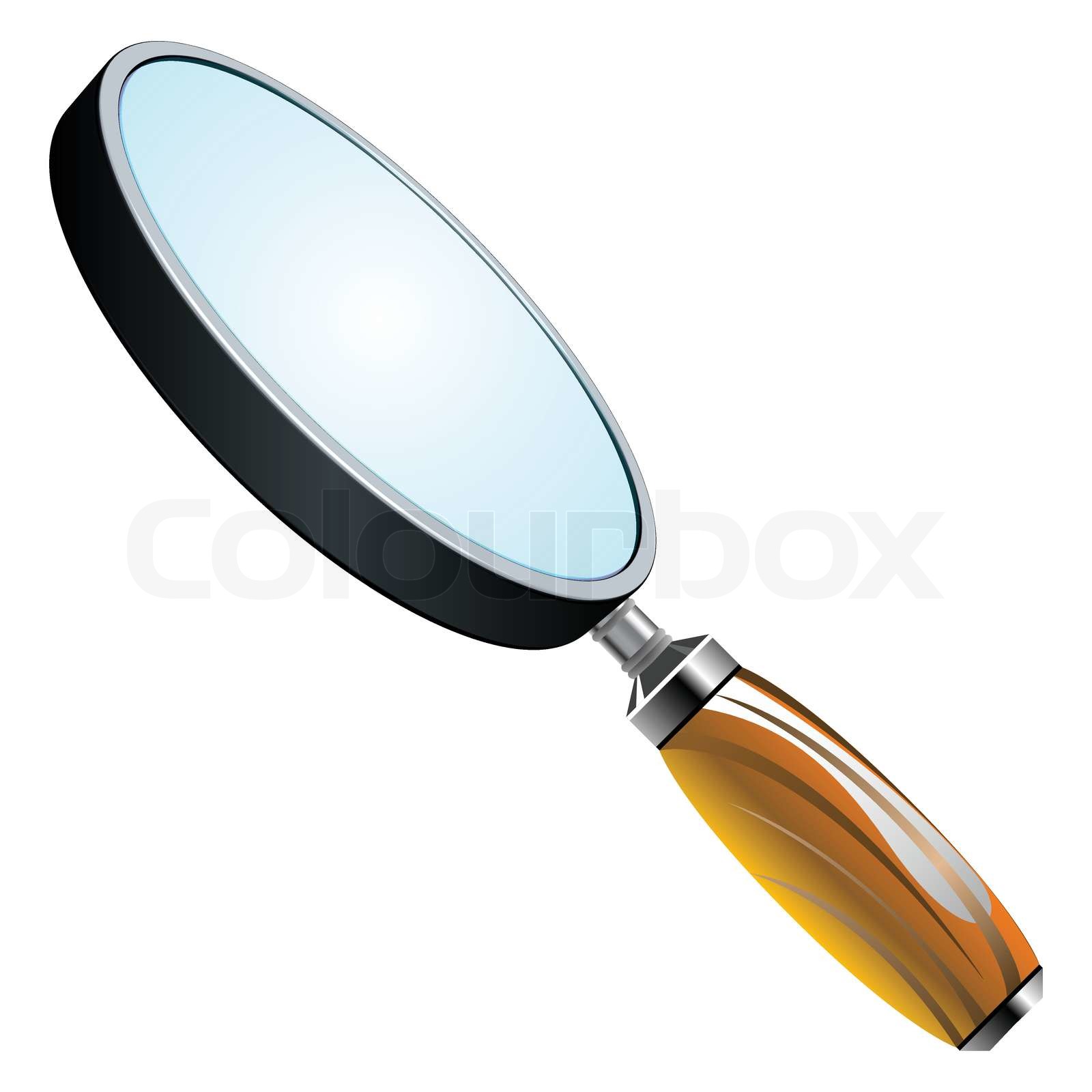 3D Lupe | Stock-Vektor | Colourbox