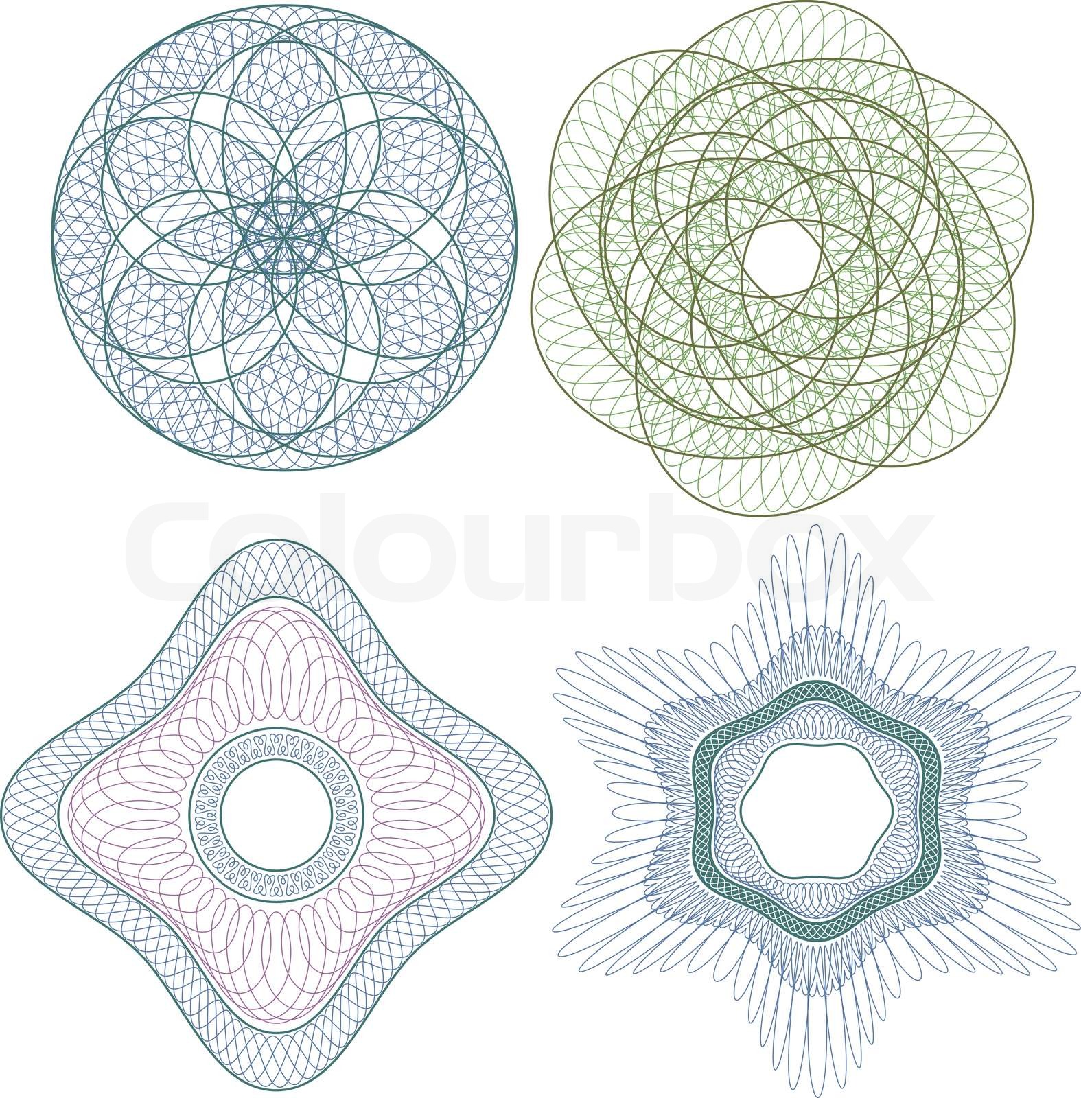 Guilloche | Stock vector | Colourbox