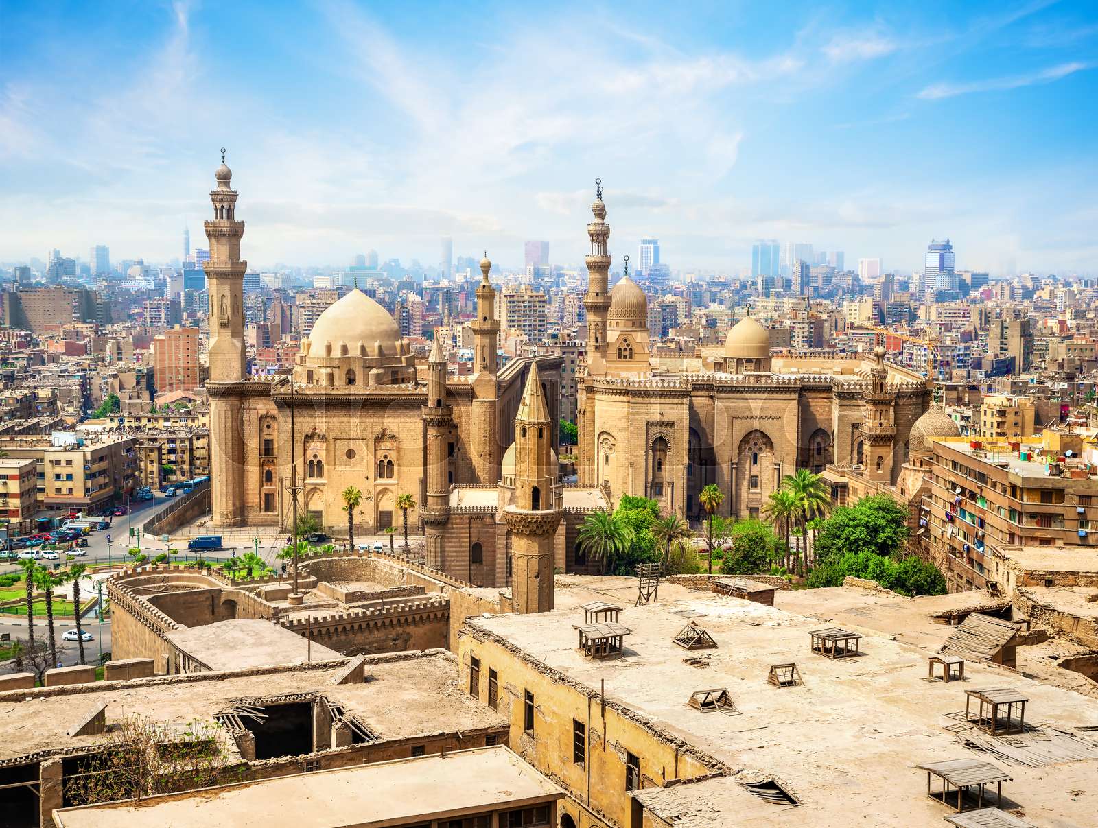 Mosque Sultan Hassan Stock Image Colourbox